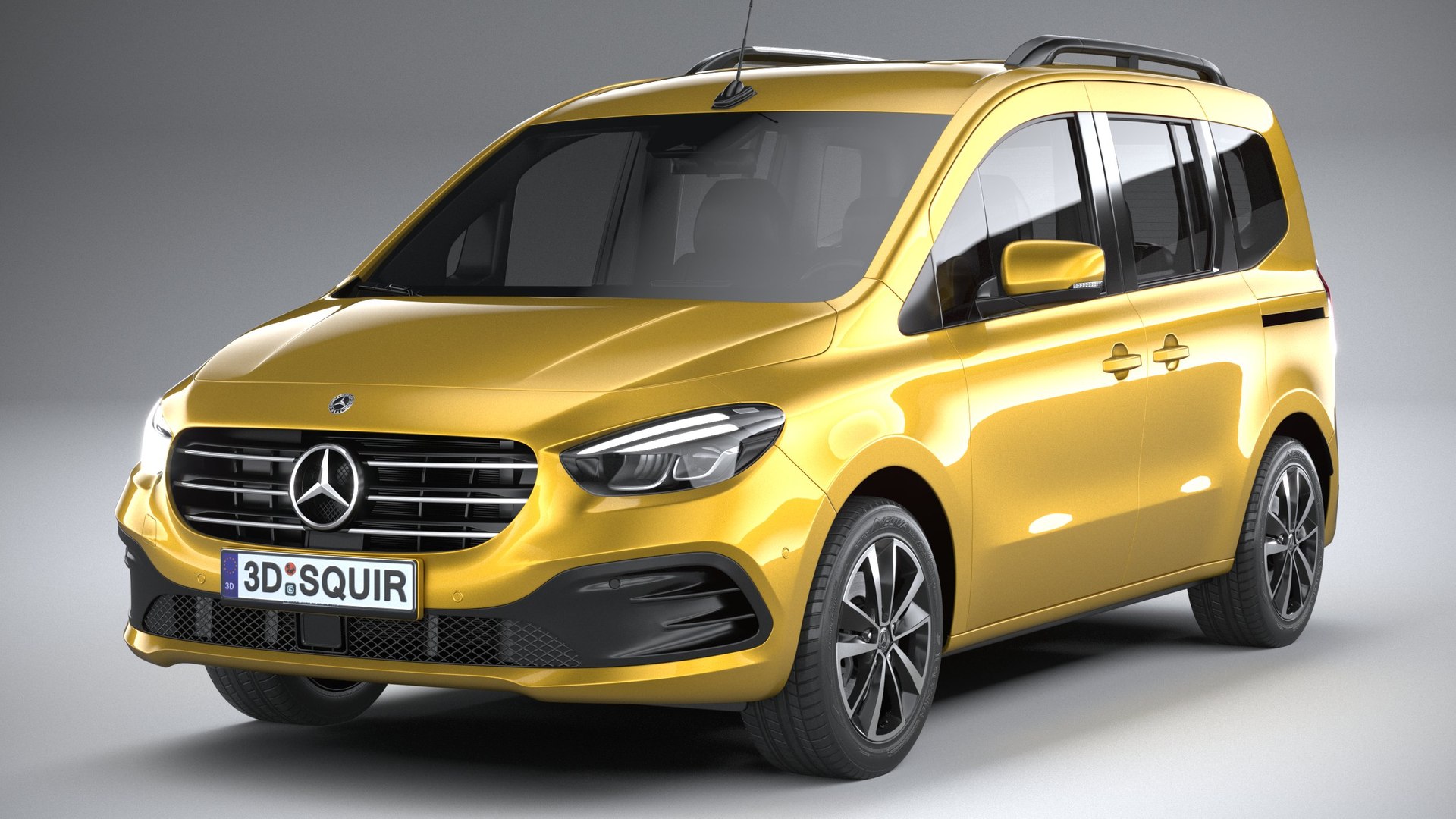 3D Mercedes-Benz T-Class 2023 Model - TurboSquid 1898341