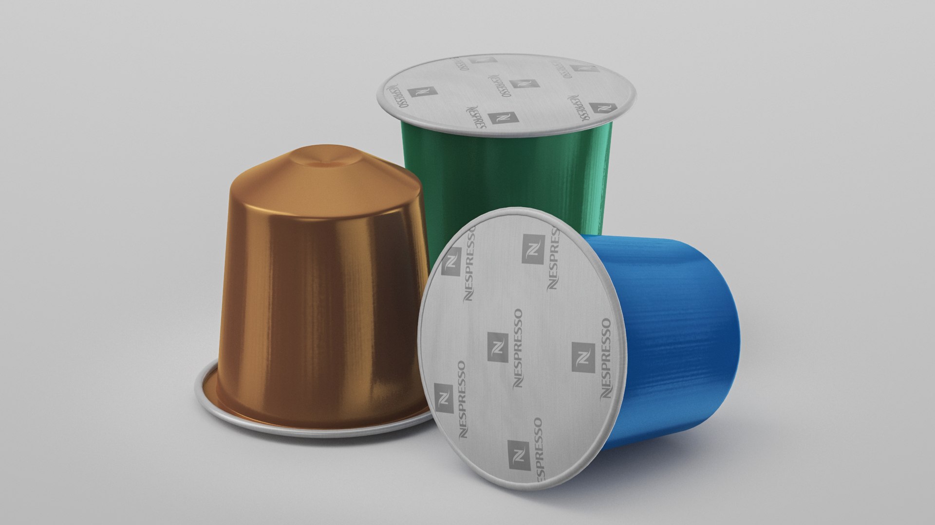 3D Nespresso Machine And Pods Collection Model - TurboSquid 1832180