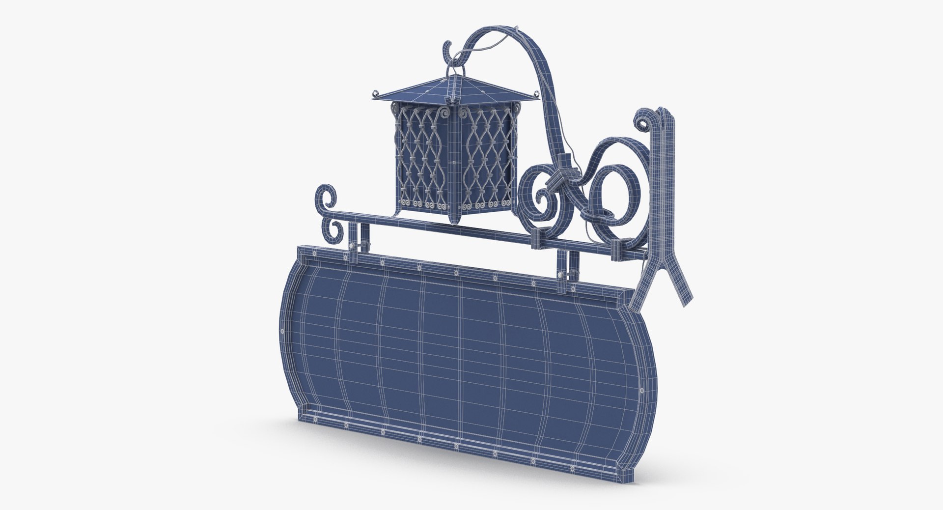 Storefront Sign 02 Lit 3D - TurboSquid 1243875