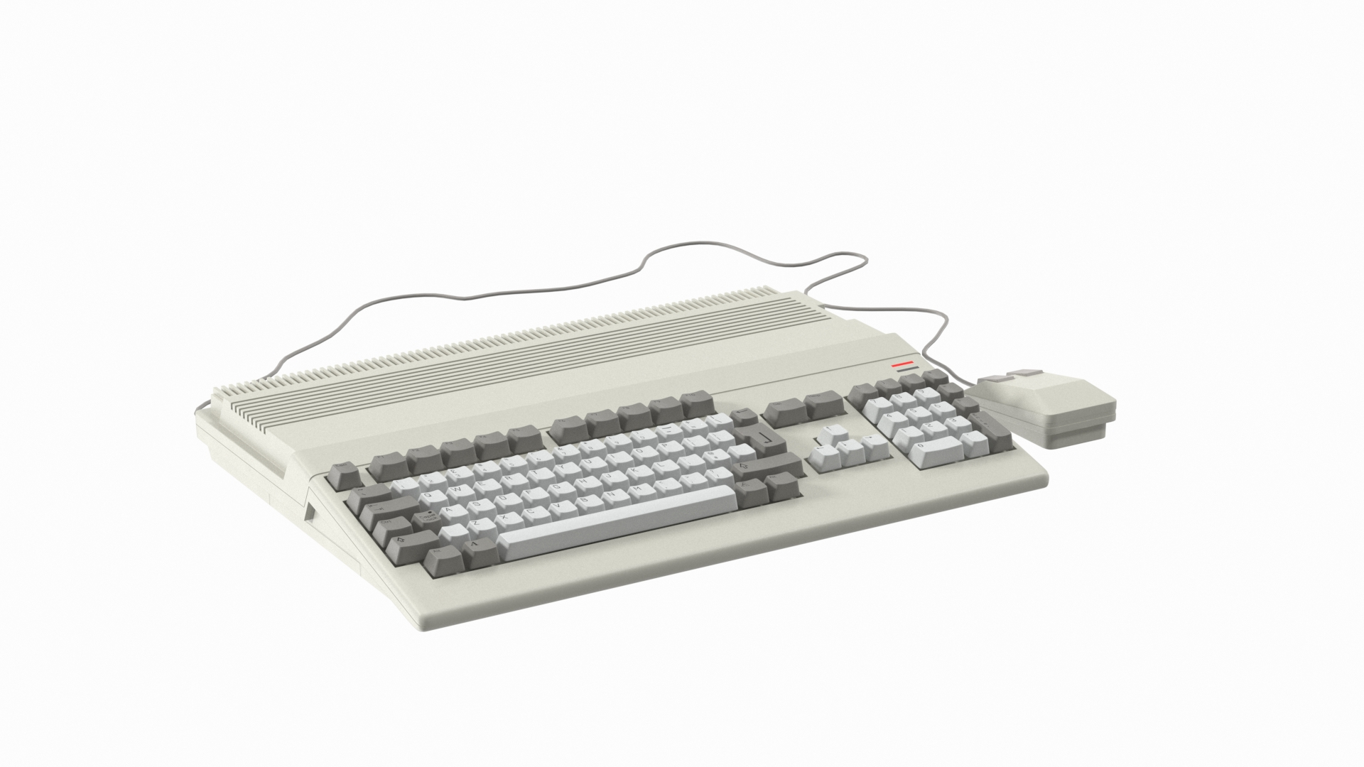 3D Retro Home Computer With Keyboard - TurboSquid 2061482