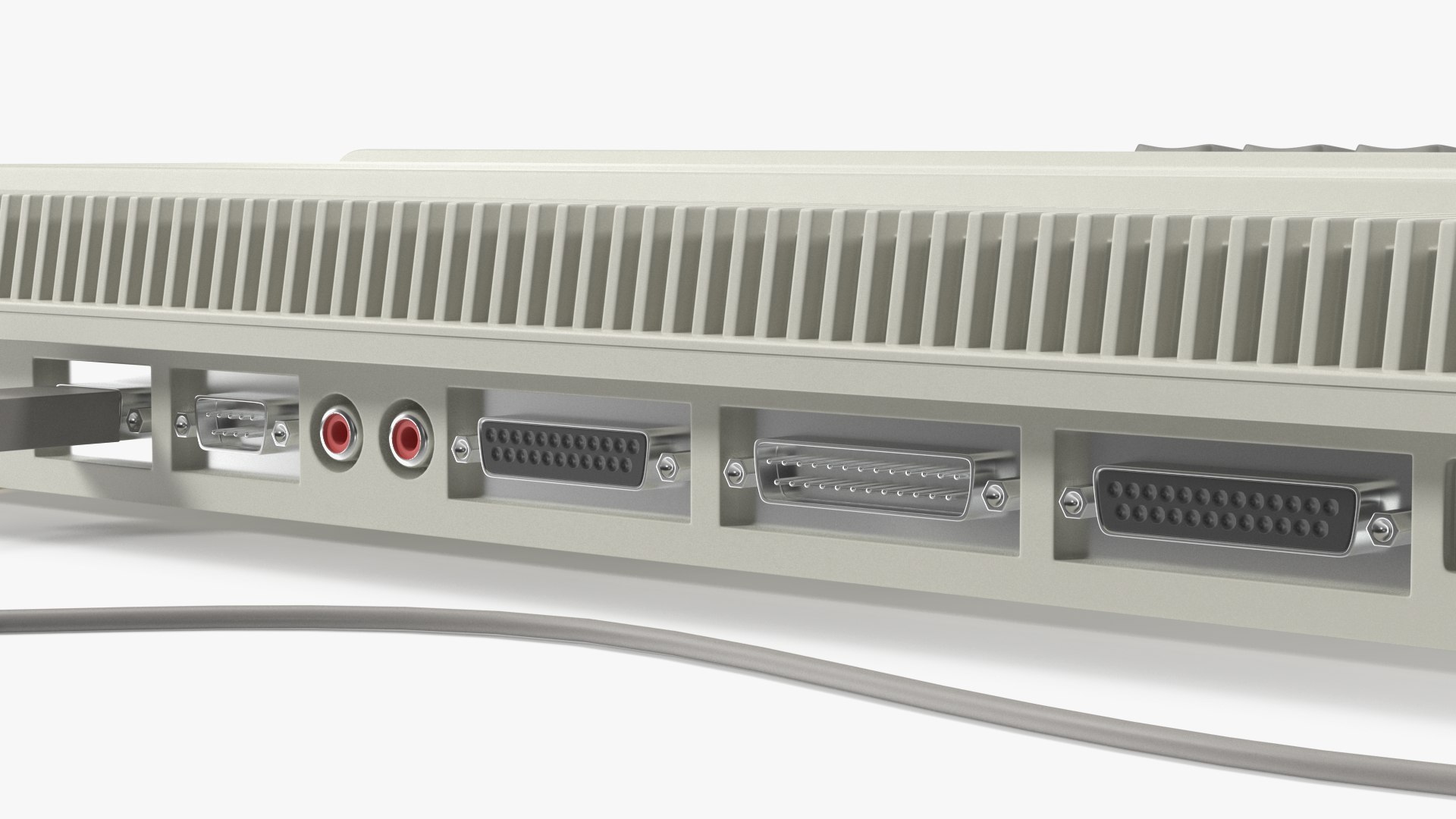 3D Retro Home Computer with Keyboard - TurboSquid 2061482
