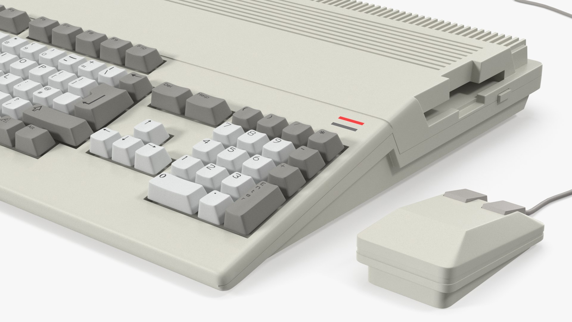 3D Retro Home Computer with Keyboard - TurboSquid 2061482
