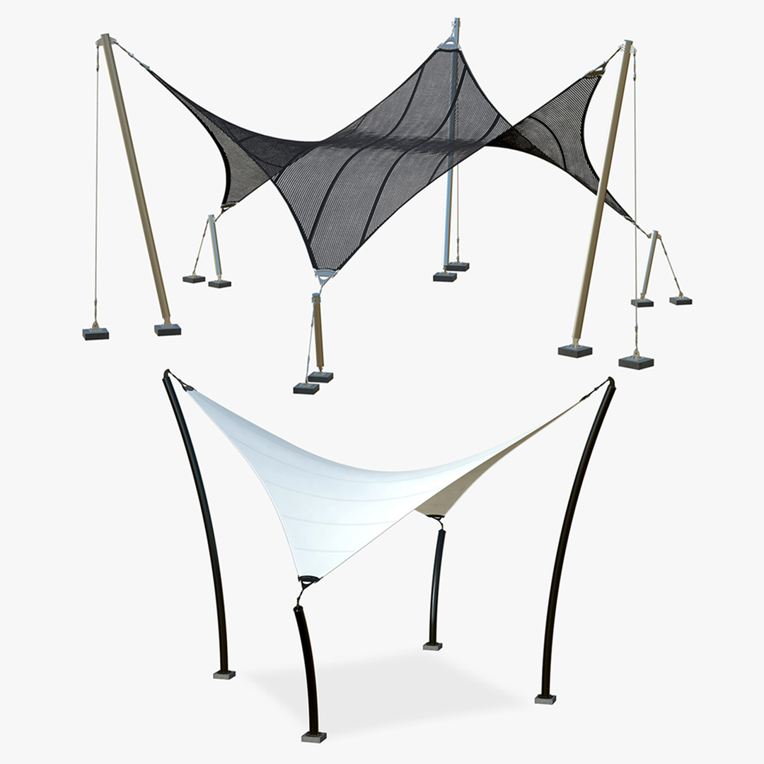 Tensile Structures Mesh Architectures 3D 모델 - TurboSquid 1917698