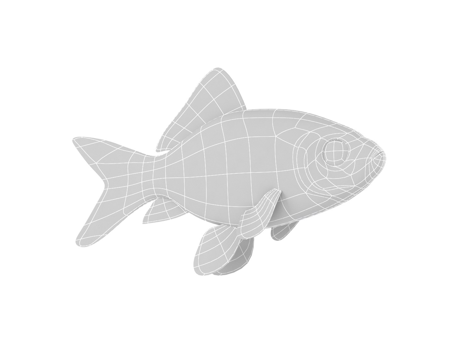 Realistic Goldfish 3D Model - TurboSquid 1549769