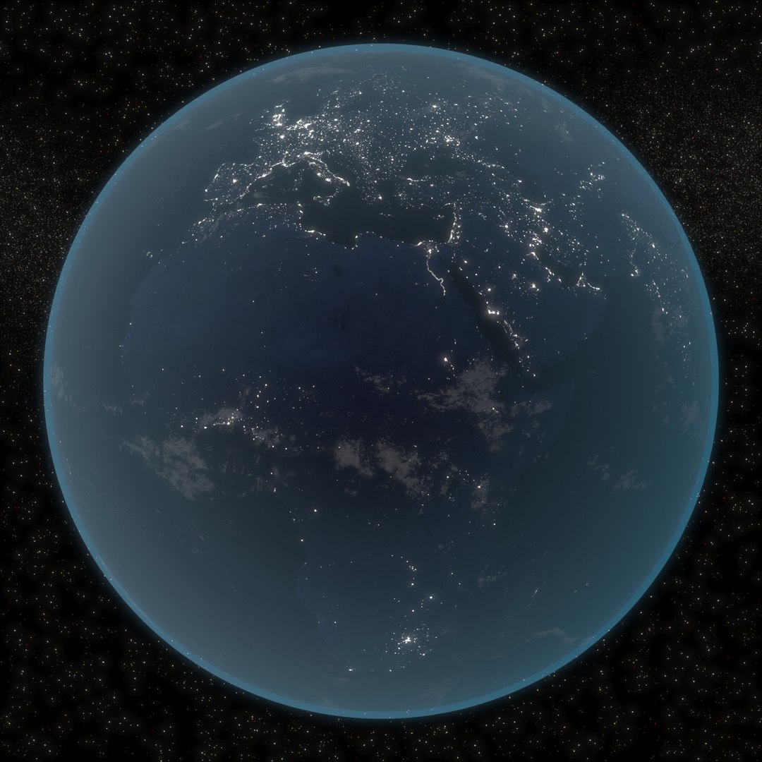 Earth Night 3D - TurboSquid 1165190