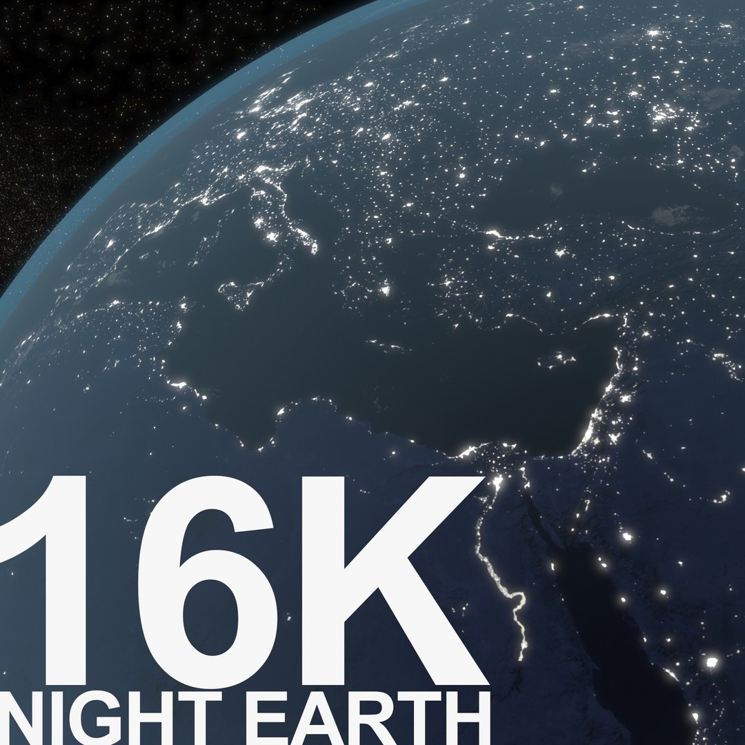 Earth Night 3D - TurboSquid 1165190