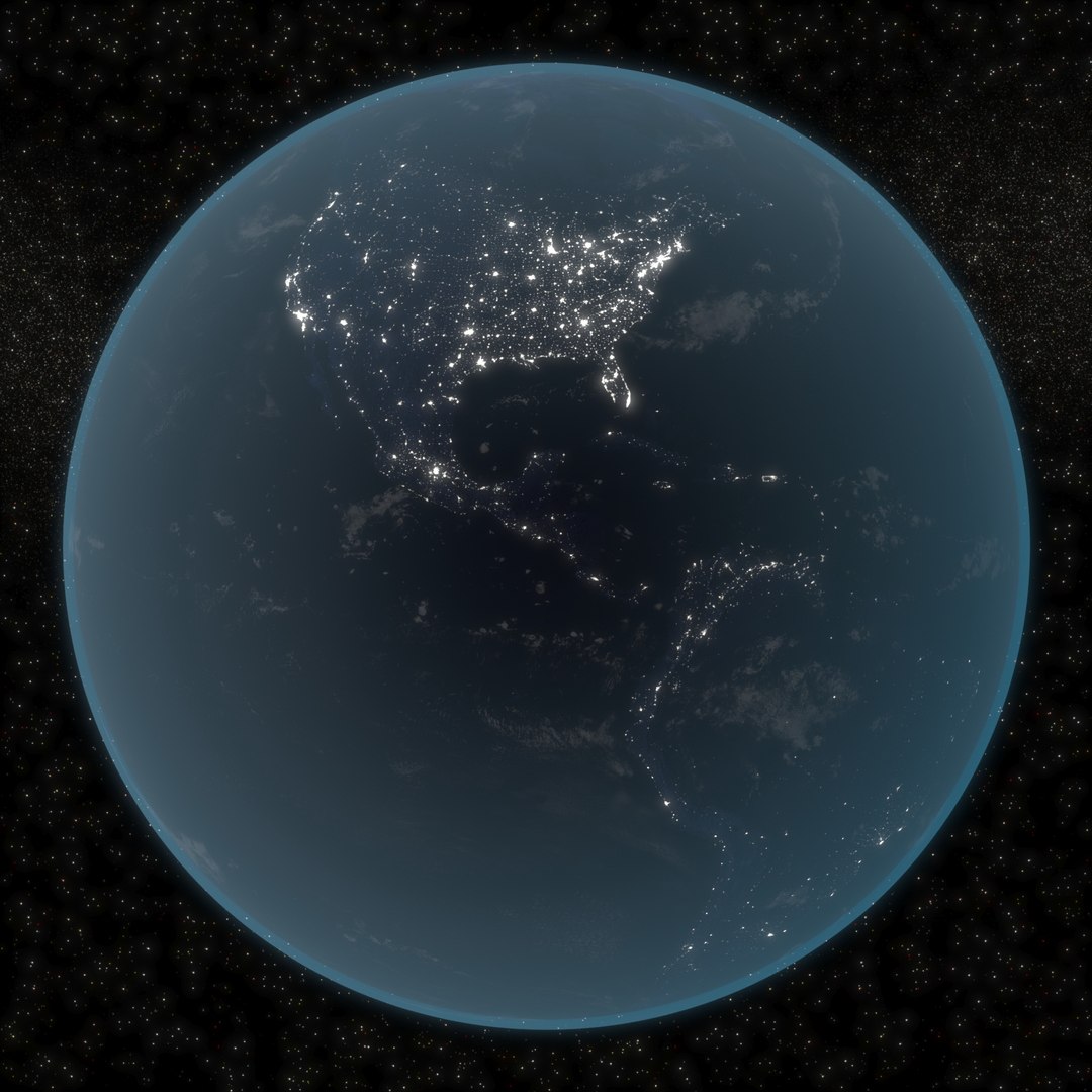 Earth Night 3D - TurboSquid 1165190