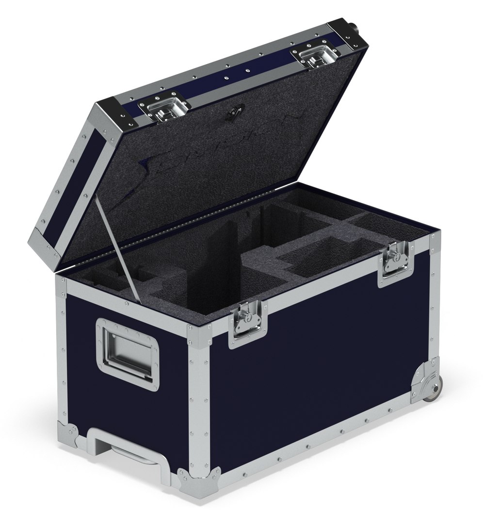 Flight Cases Big Open 01 3D Model - TurboSquid 1745622