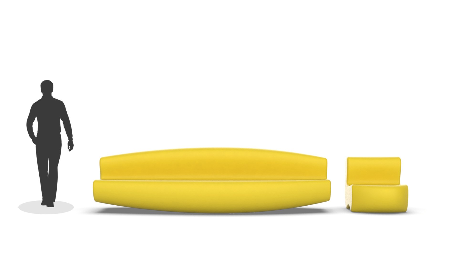 3D Modern Benches Sofa - TurboSquid 1971178