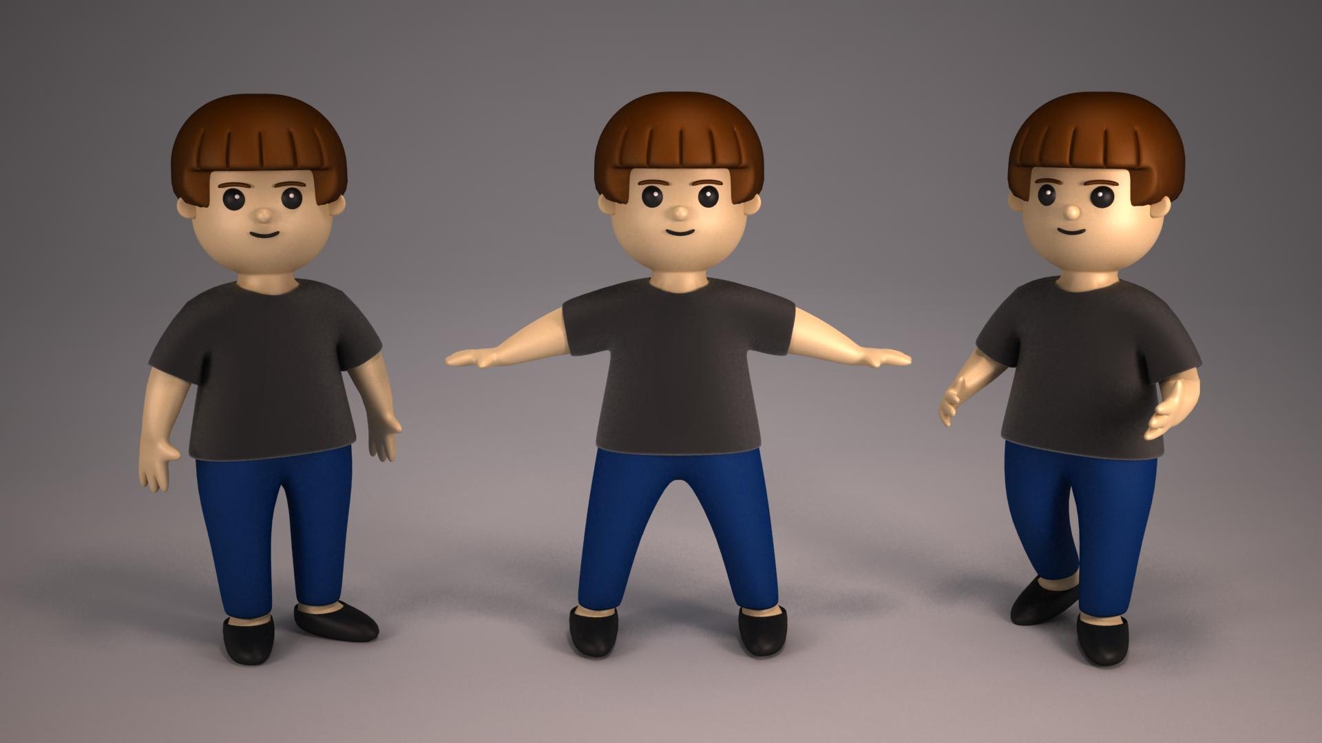 3D Cartoon Character Model - TurboSquid 2228831