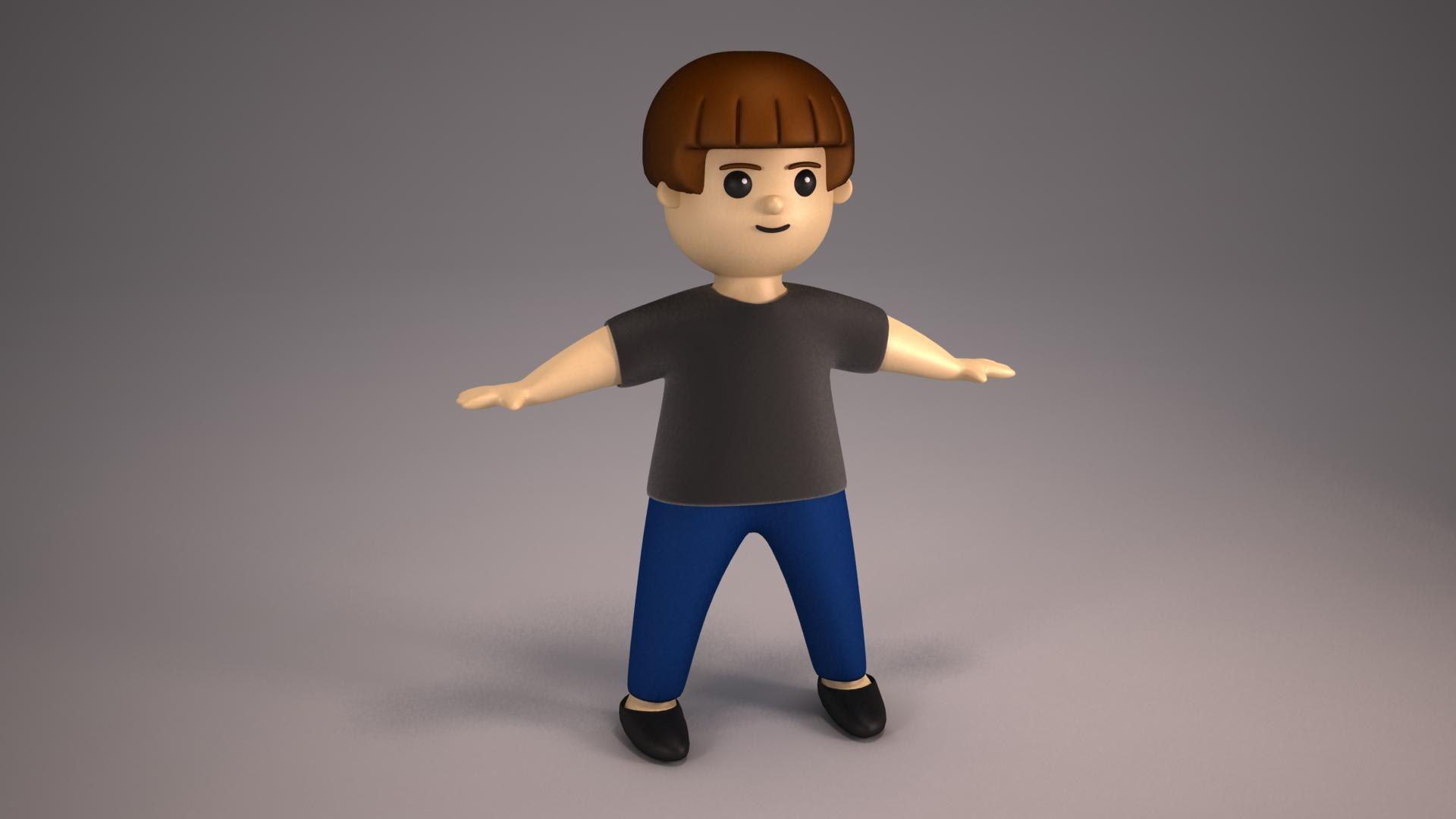 3D Cartoon Character Model - TurboSquid 2228831