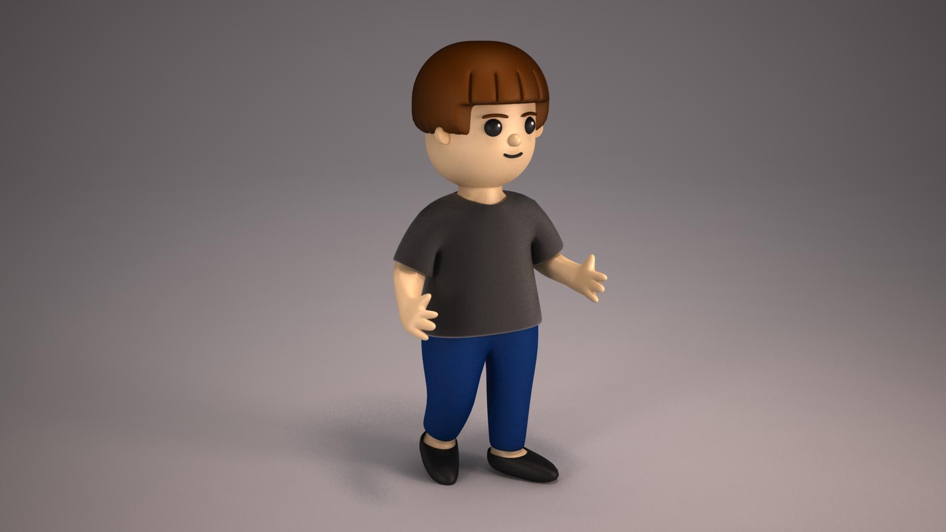 3D Cartoon Character Model - TurboSquid 2228831