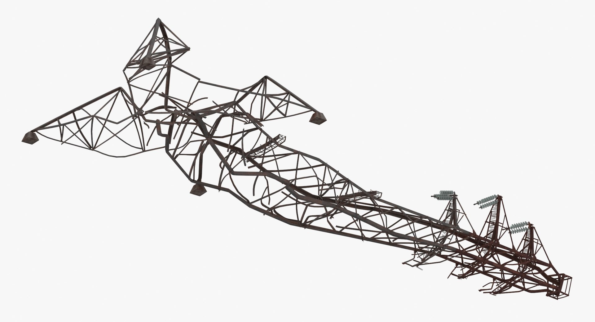 3D Transmission Towers Model - TurboSquid 1975710
