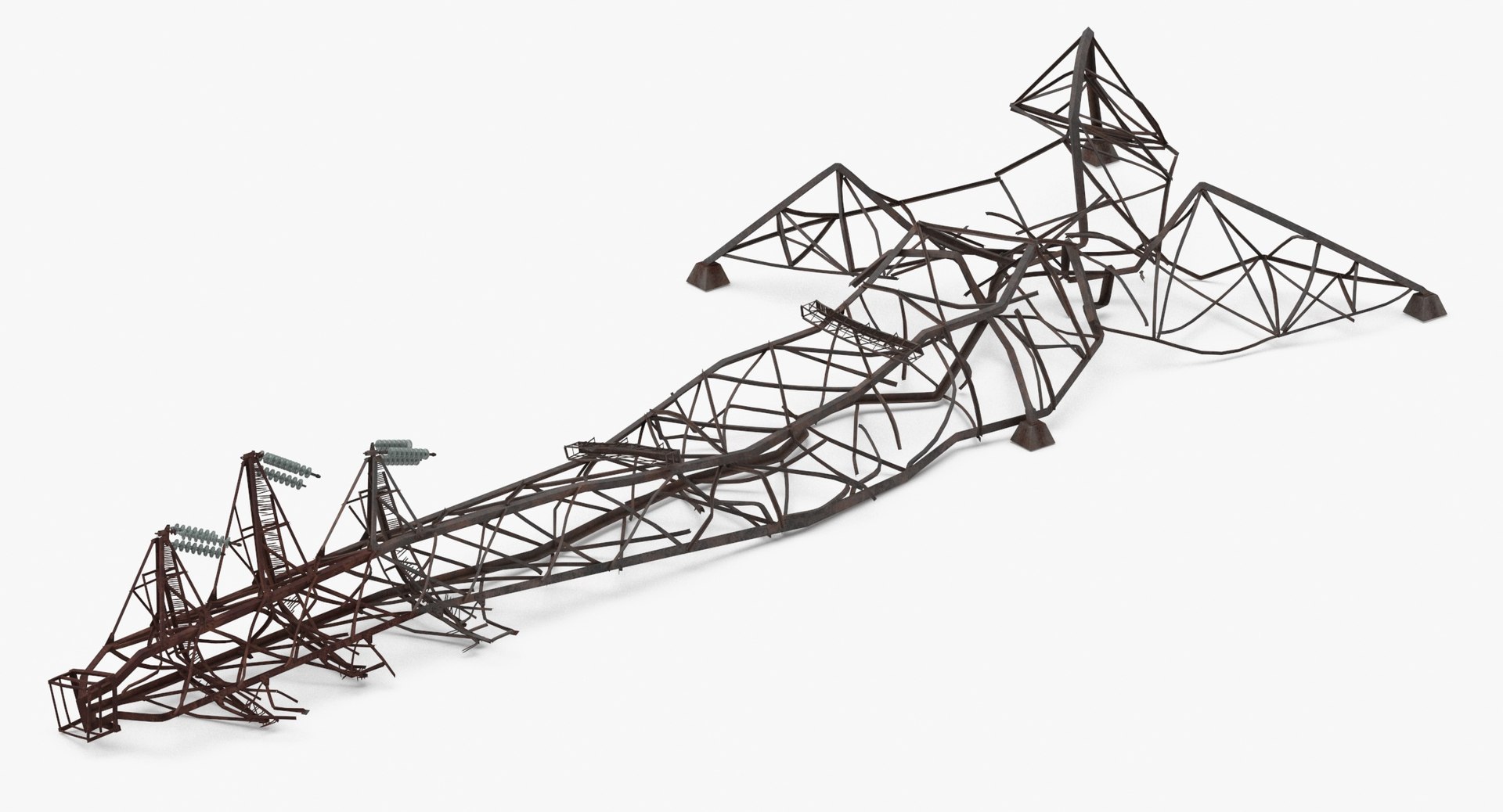 3D Transmission Towers Model - TurboSquid 1975710