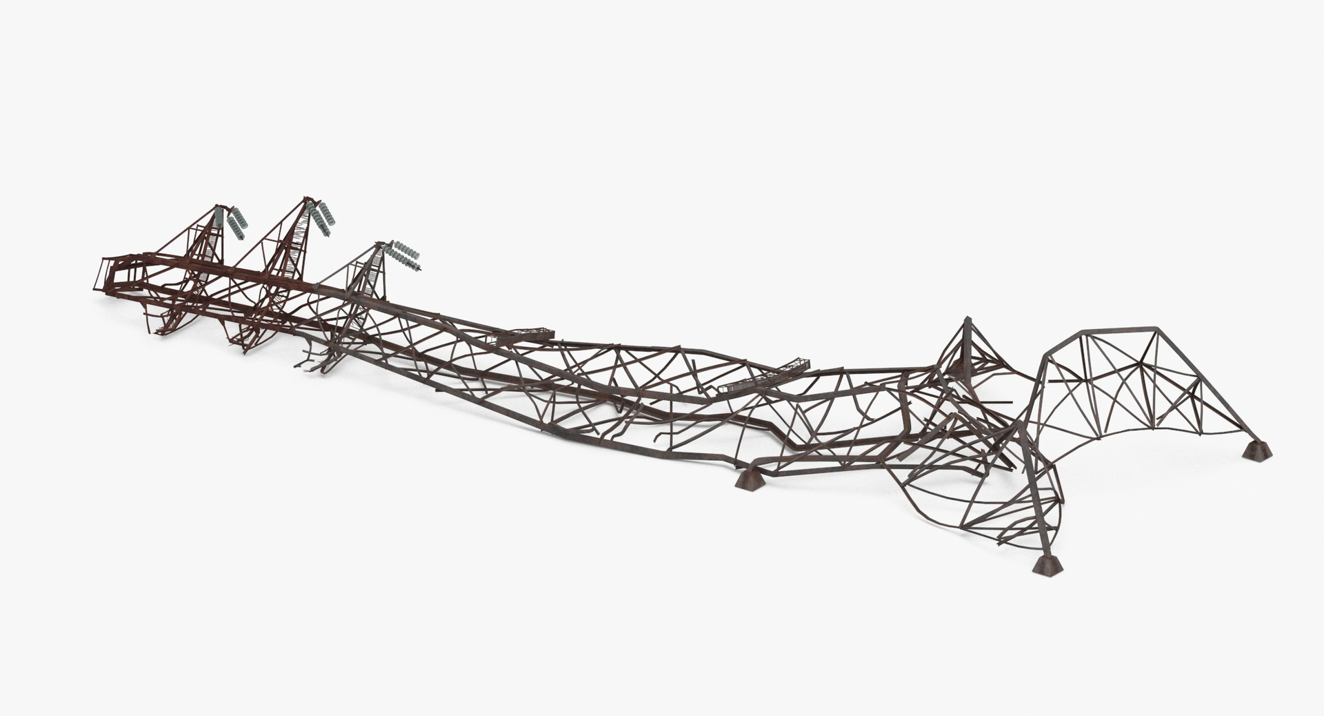 3D Transmission Towers Model - TurboSquid 1975710