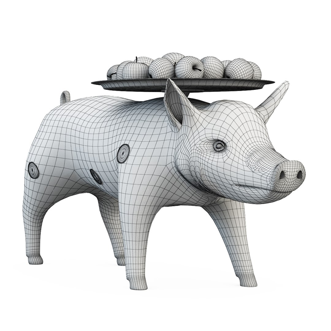 3d Model Moooi Pig