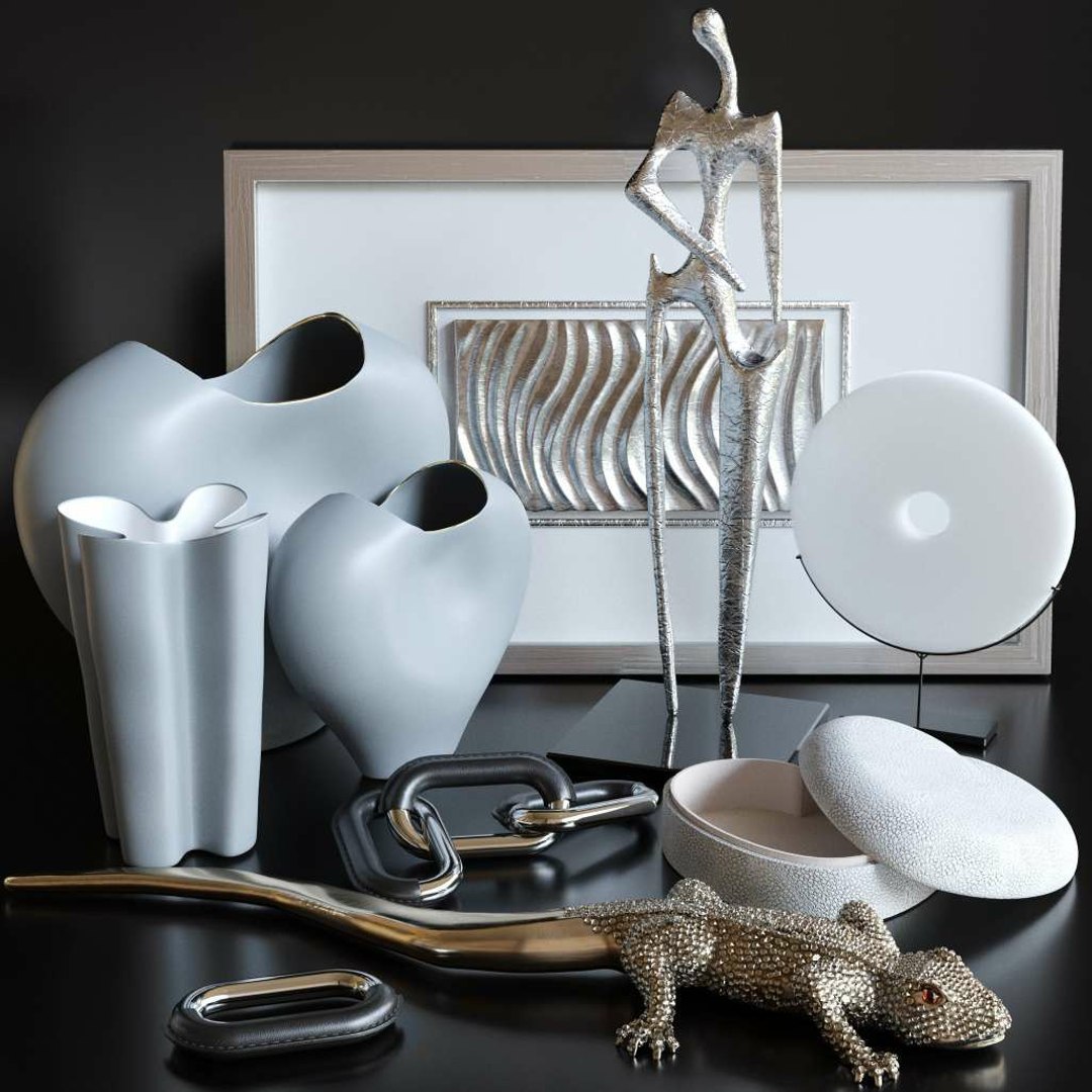 3D Modern Decor Set - TurboSquid 1580740