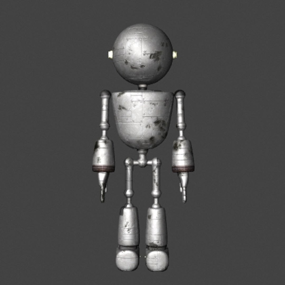 Lightwave 7 Robot 3d Model