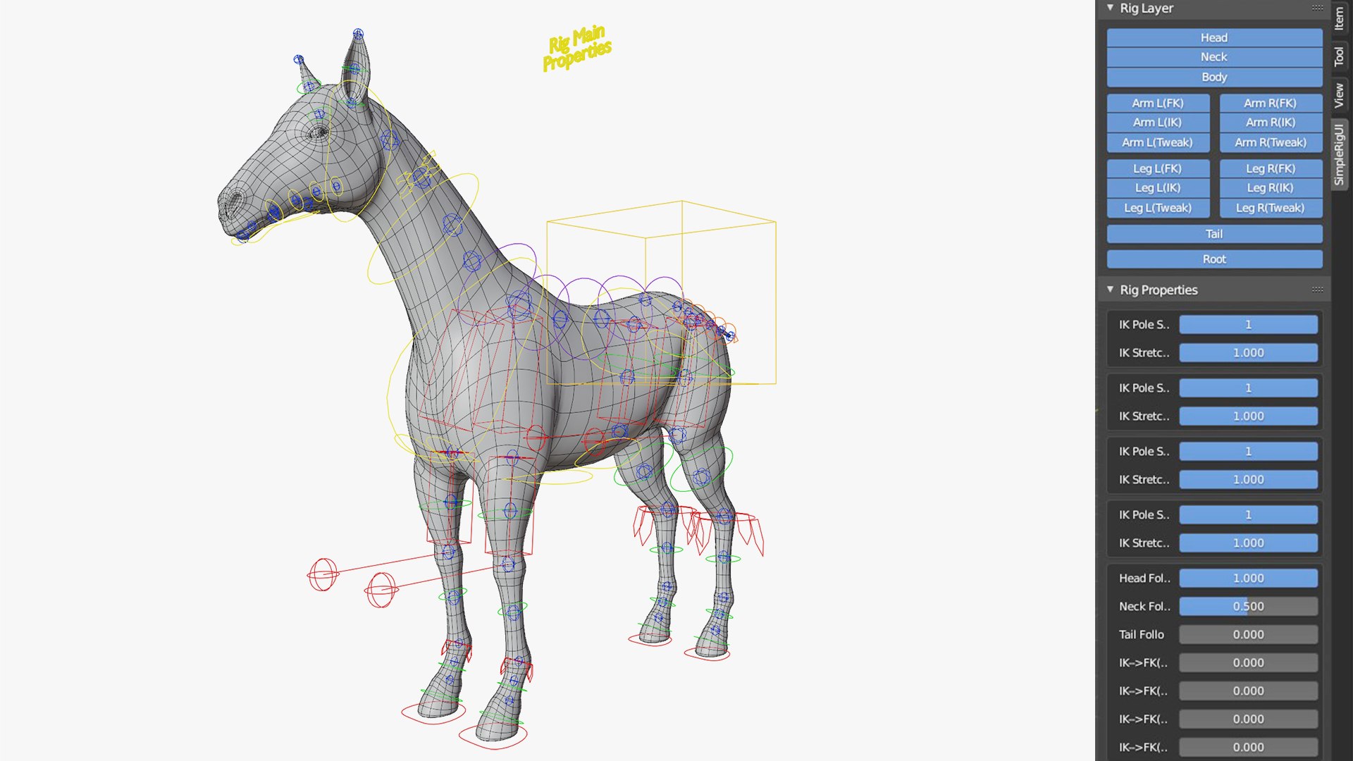 Rigged Horse Base Mesh 3D Model - TurboSquid 1572478