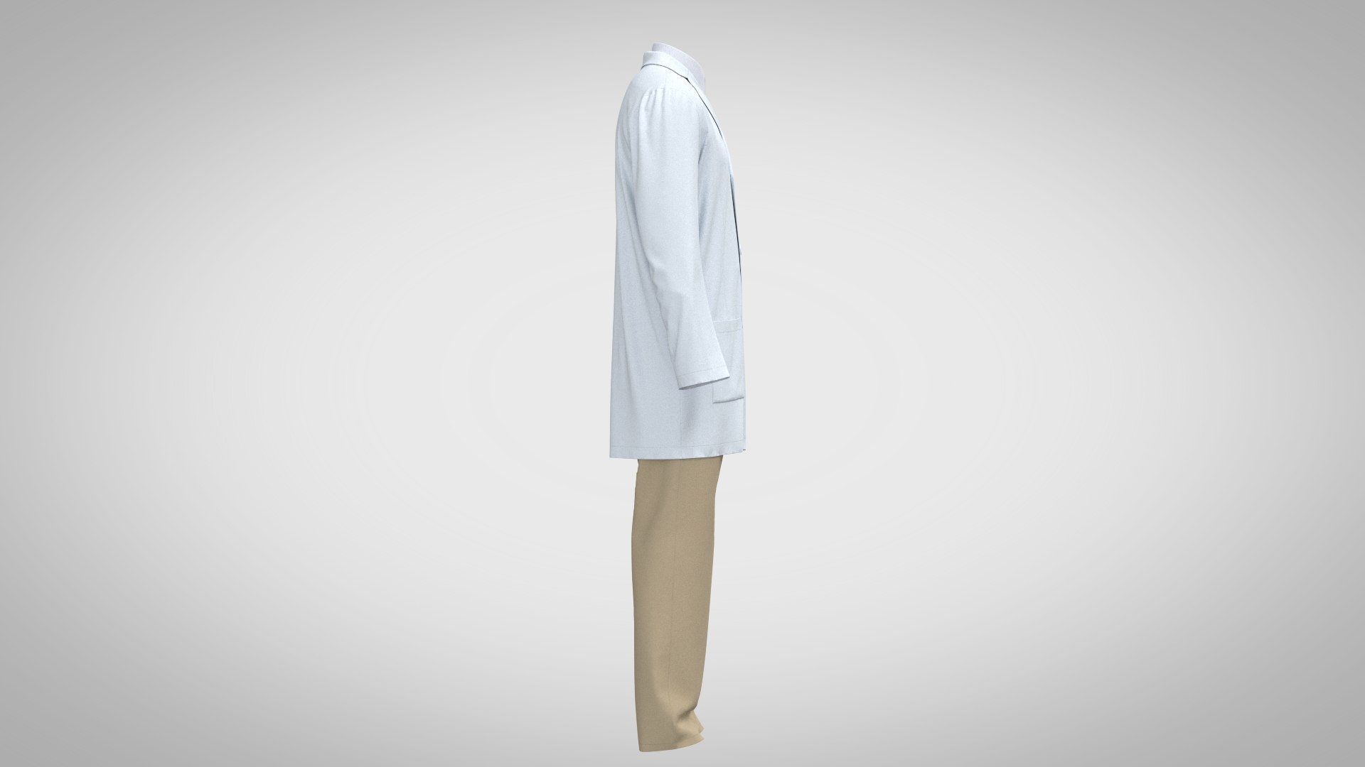 3D Model Lab Coat 1 Outfit - TurboSquid 2084712