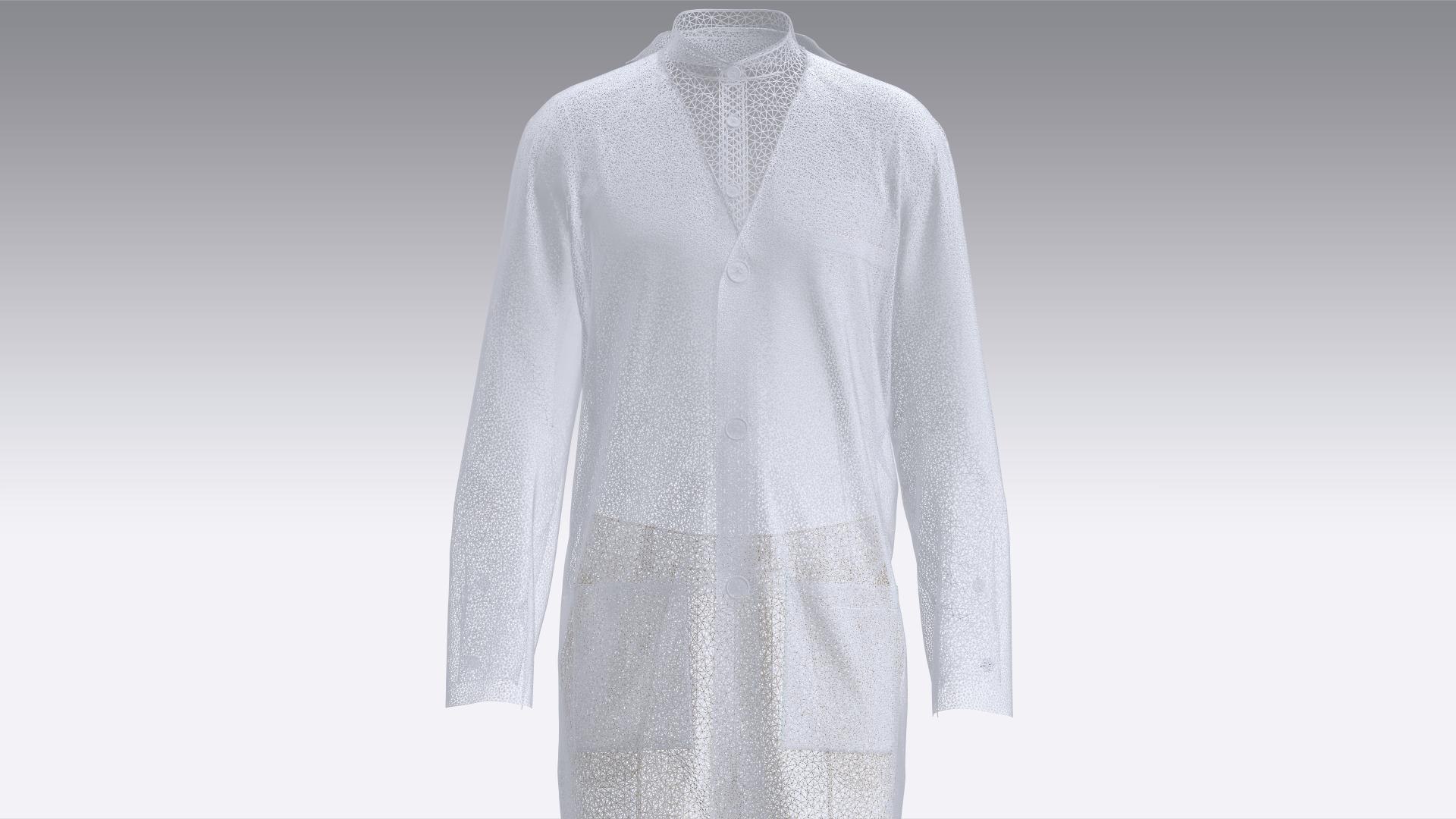 3D Model Lab Coat 1 Outfit - TurboSquid 2084712
