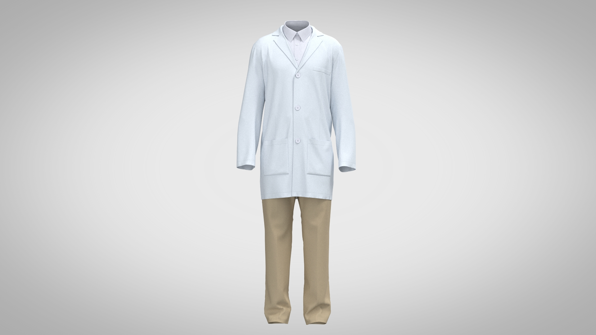 3D Model Lab Coat 1 Outfit - TurboSquid 2084712