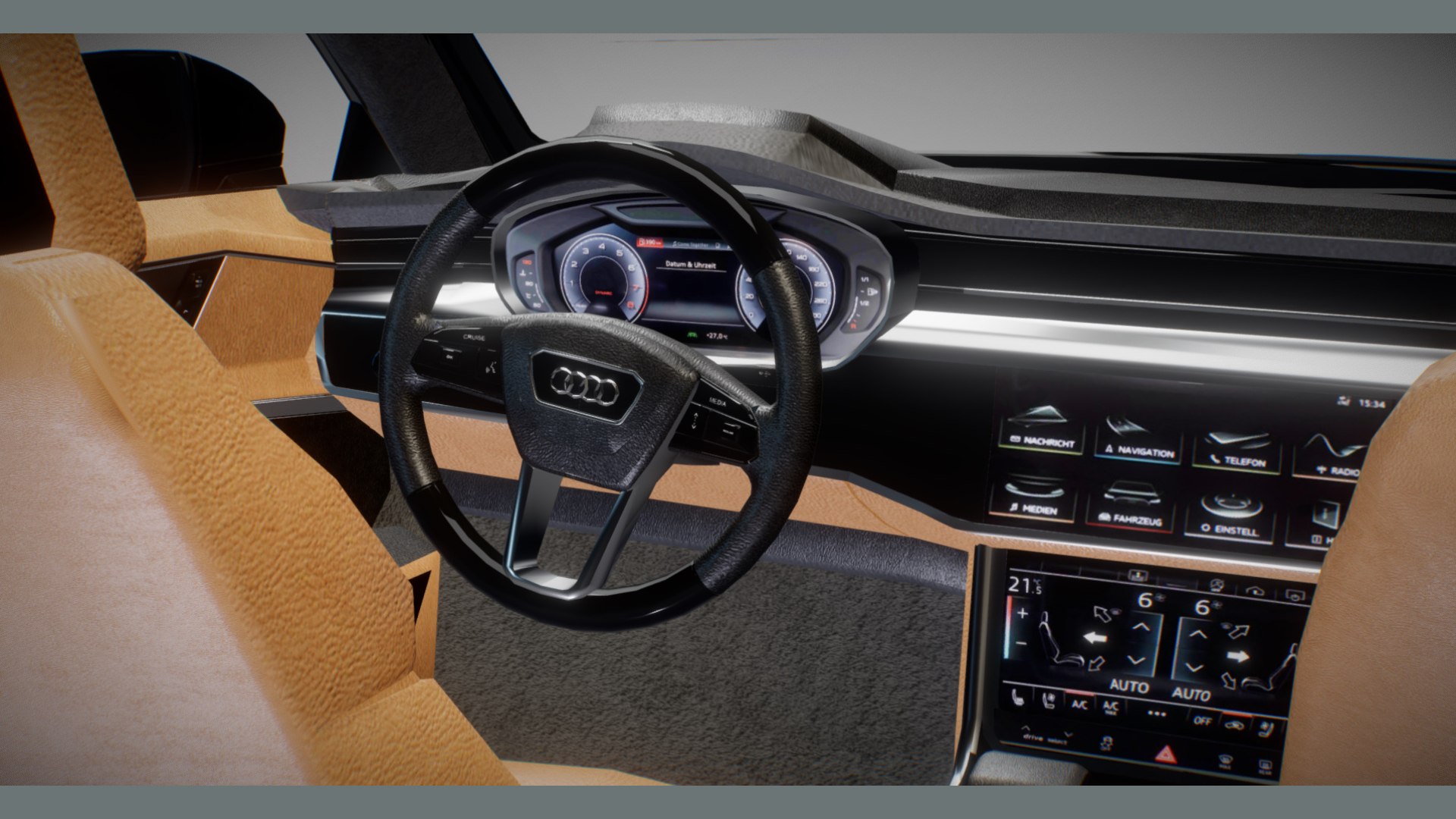 3D Audi-a8-interior - TurboSquid 1778496