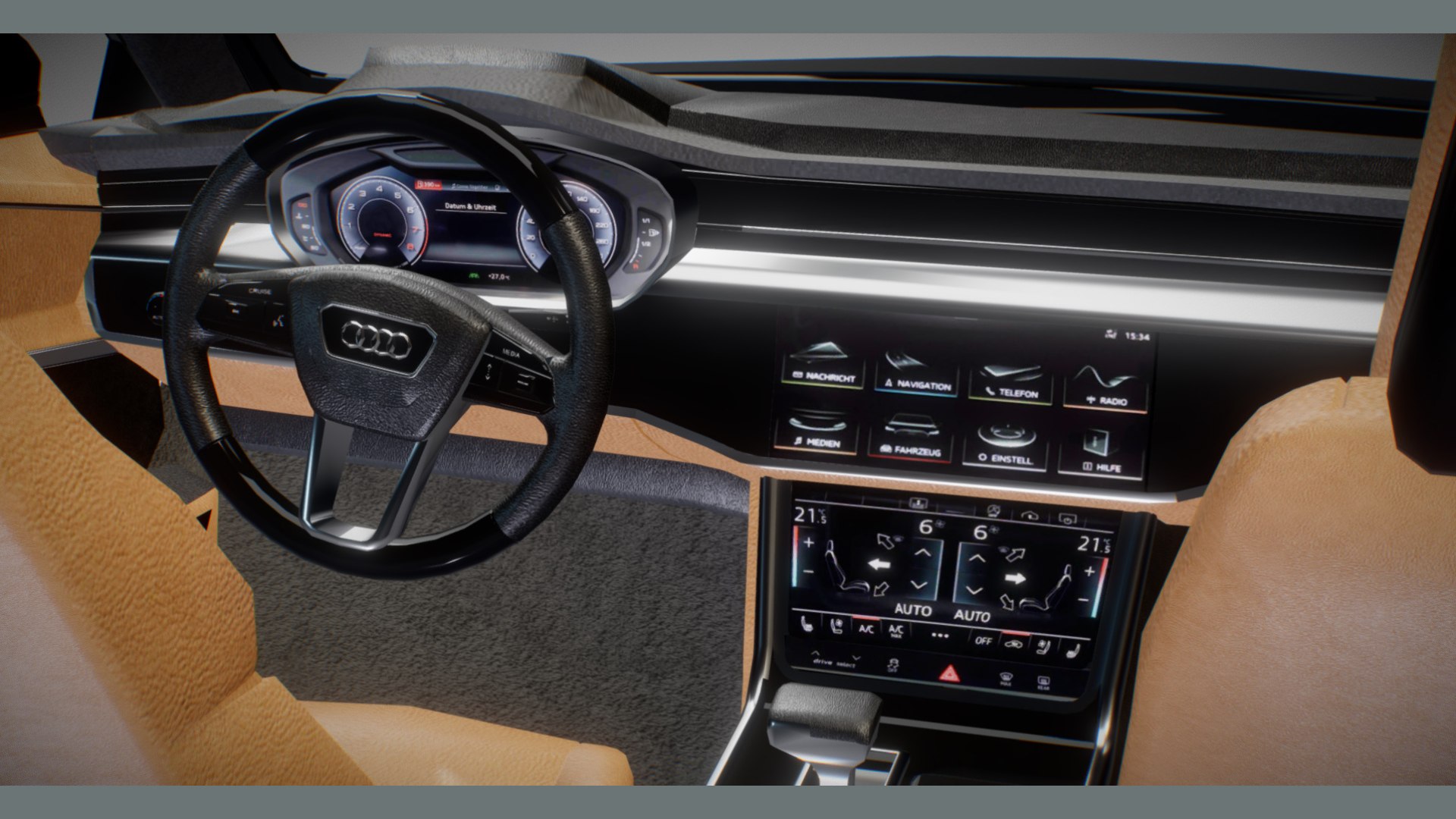 3D Audi-a8-interior - TurboSquid 1778496