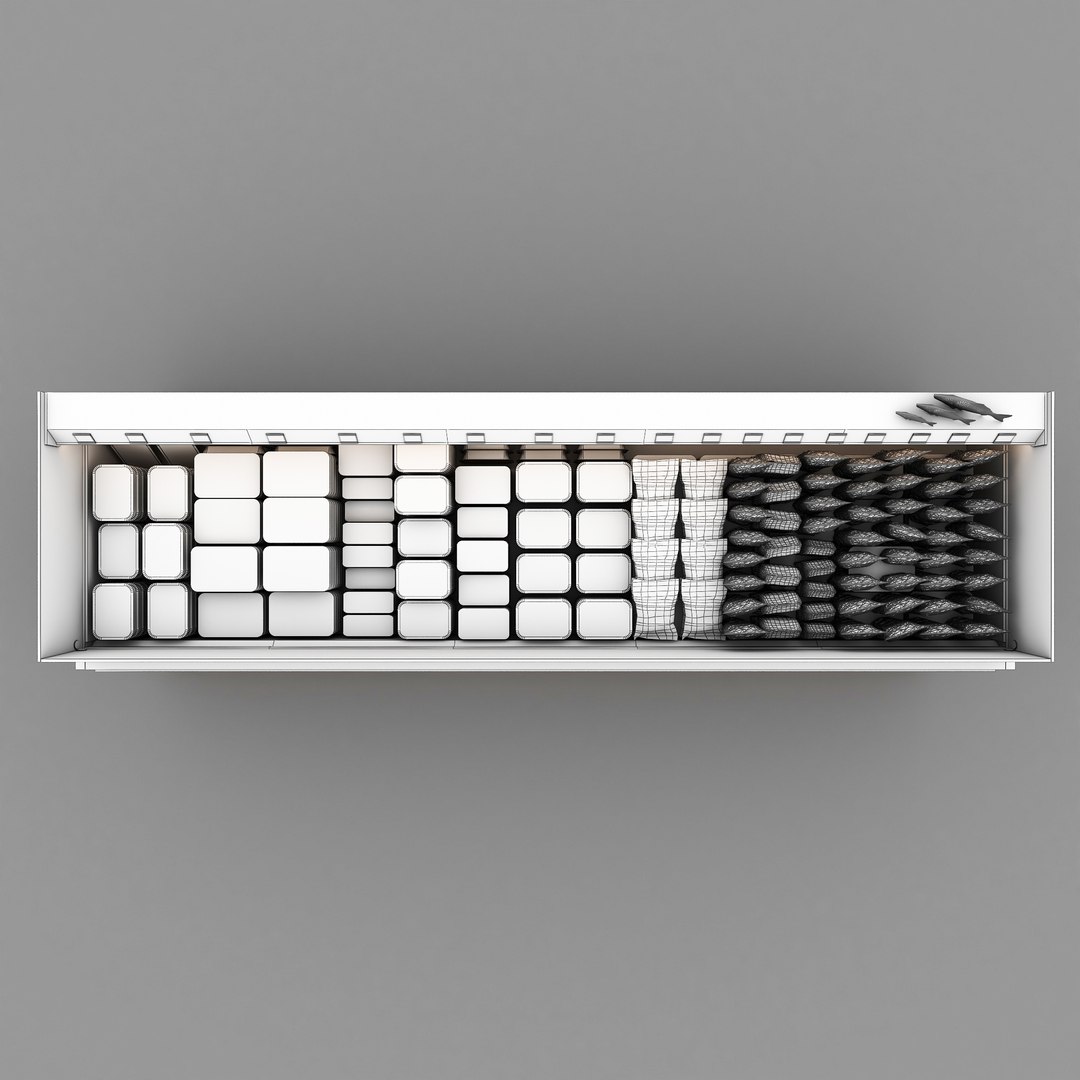 3D Seafood Display LB08 - TurboSquid 2031271