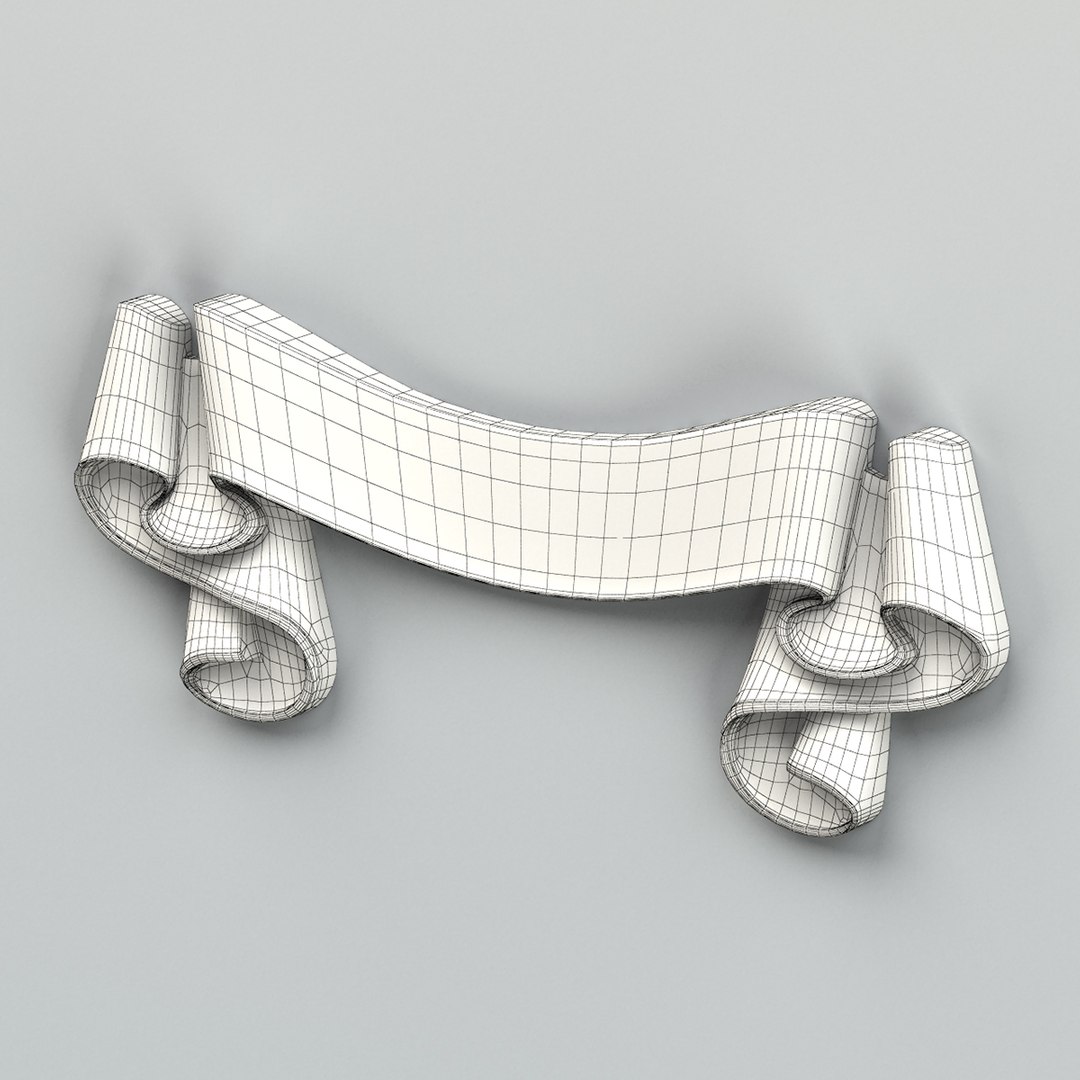 Decorative Ribbon 3d Model