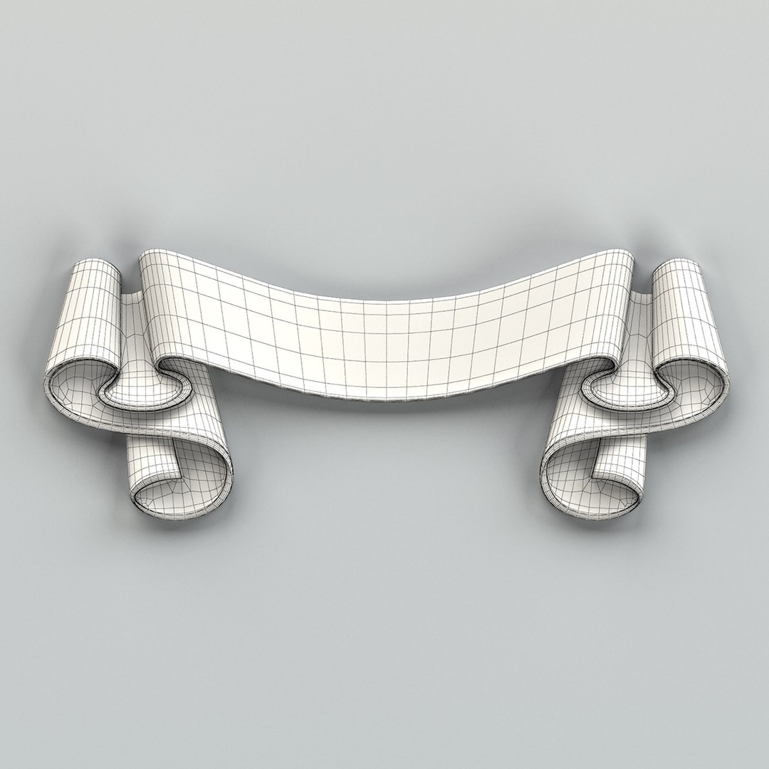 Decorative Ribbon 3d Model