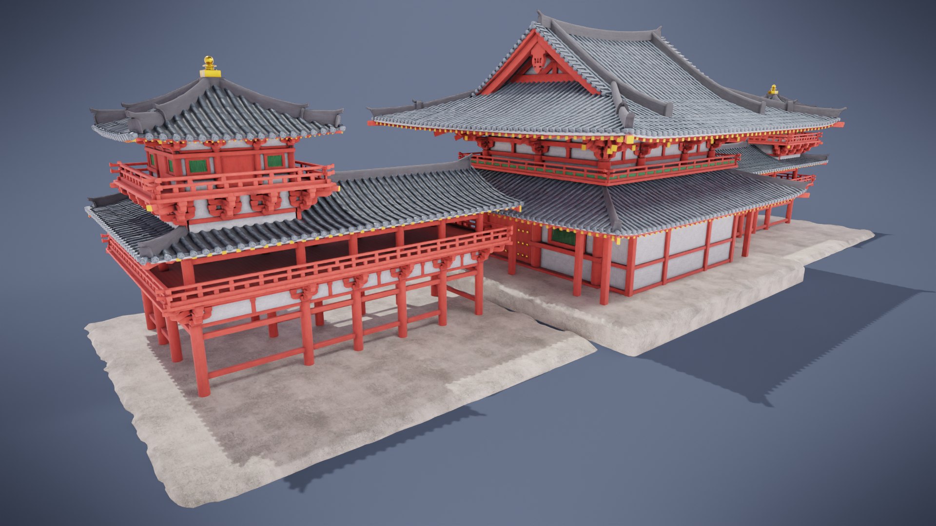 Japanese Temple 3D - TurboSquid 2373755