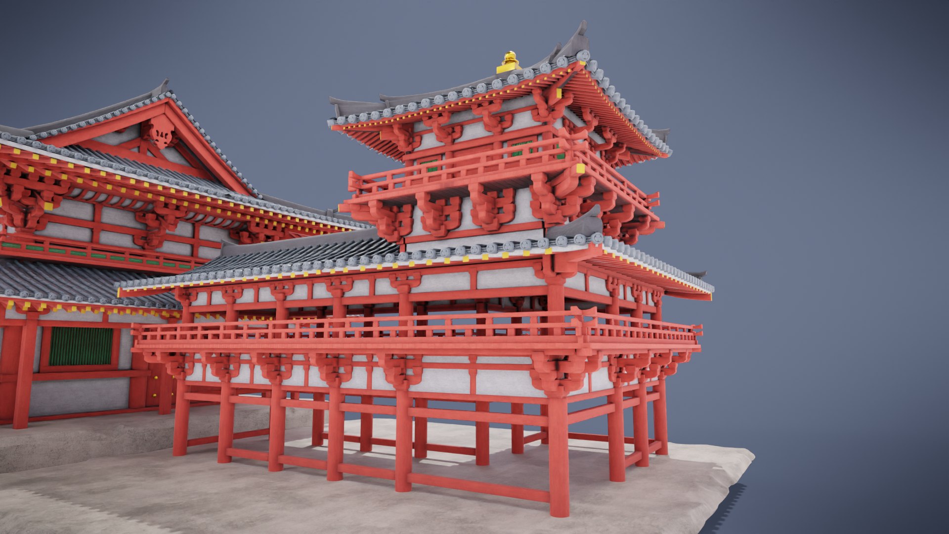Japanese Temple 3D - TurboSquid 2373755