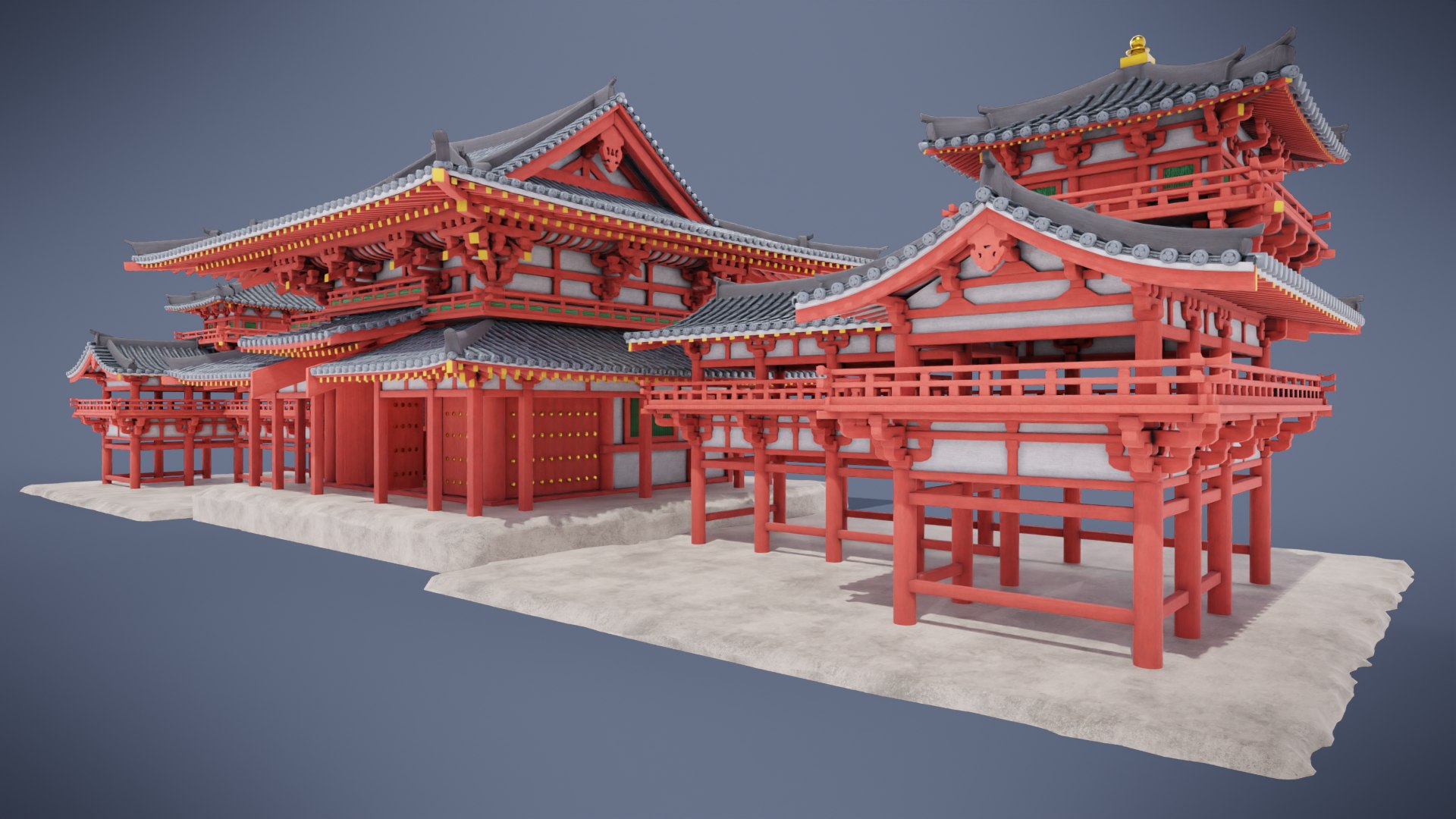 Japanese Temple 3D - TurboSquid 2373755
