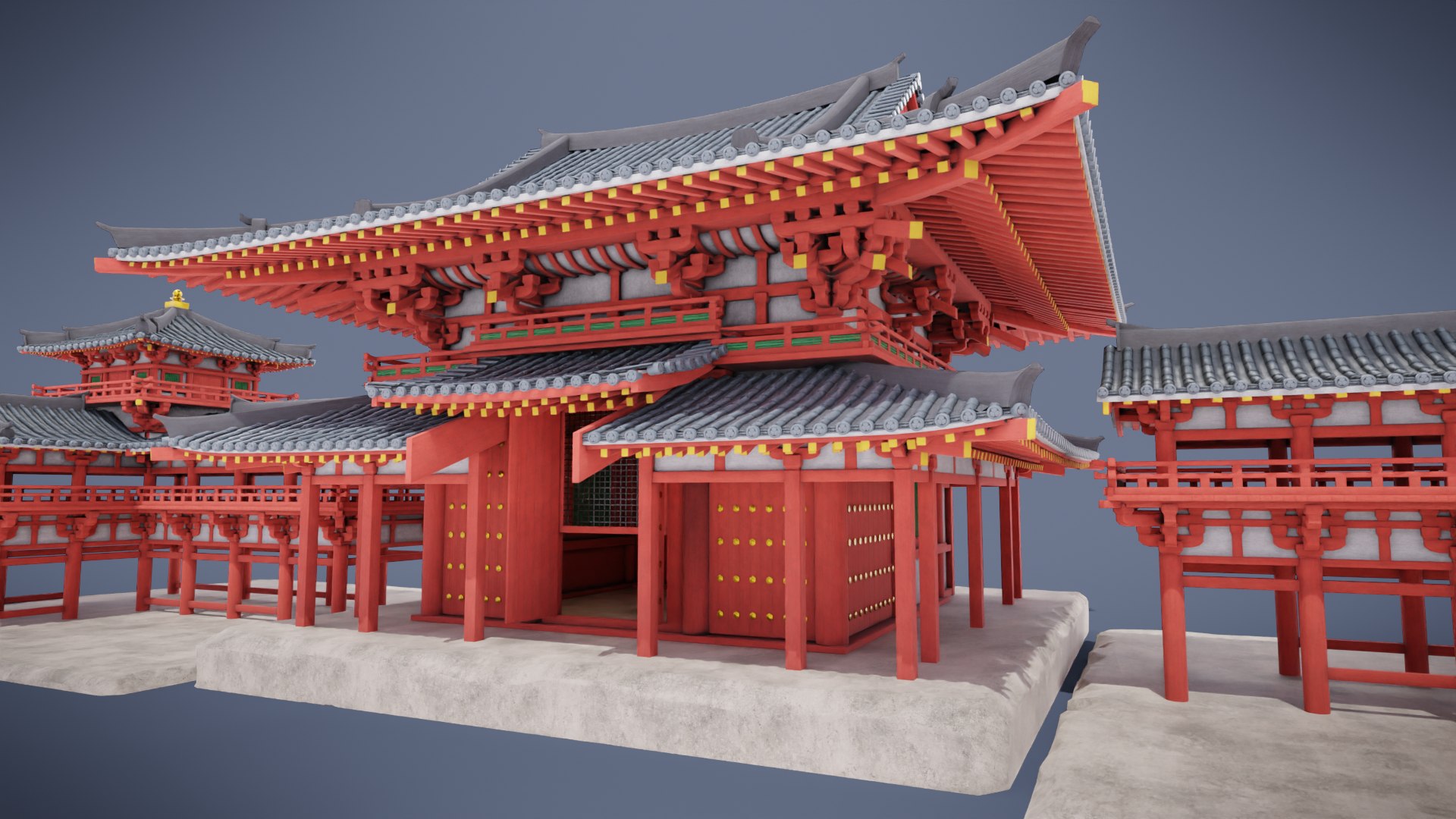 Japanese Temple 3D - TurboSquid 2373755