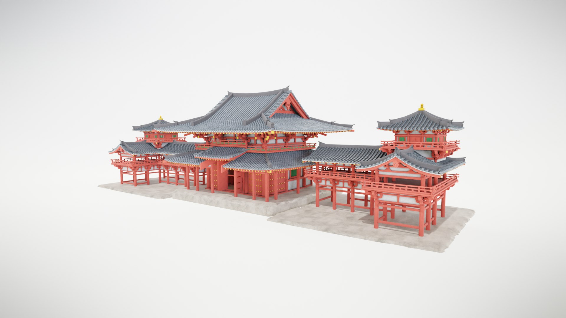 Japanese Temple 3D - TurboSquid 2373755