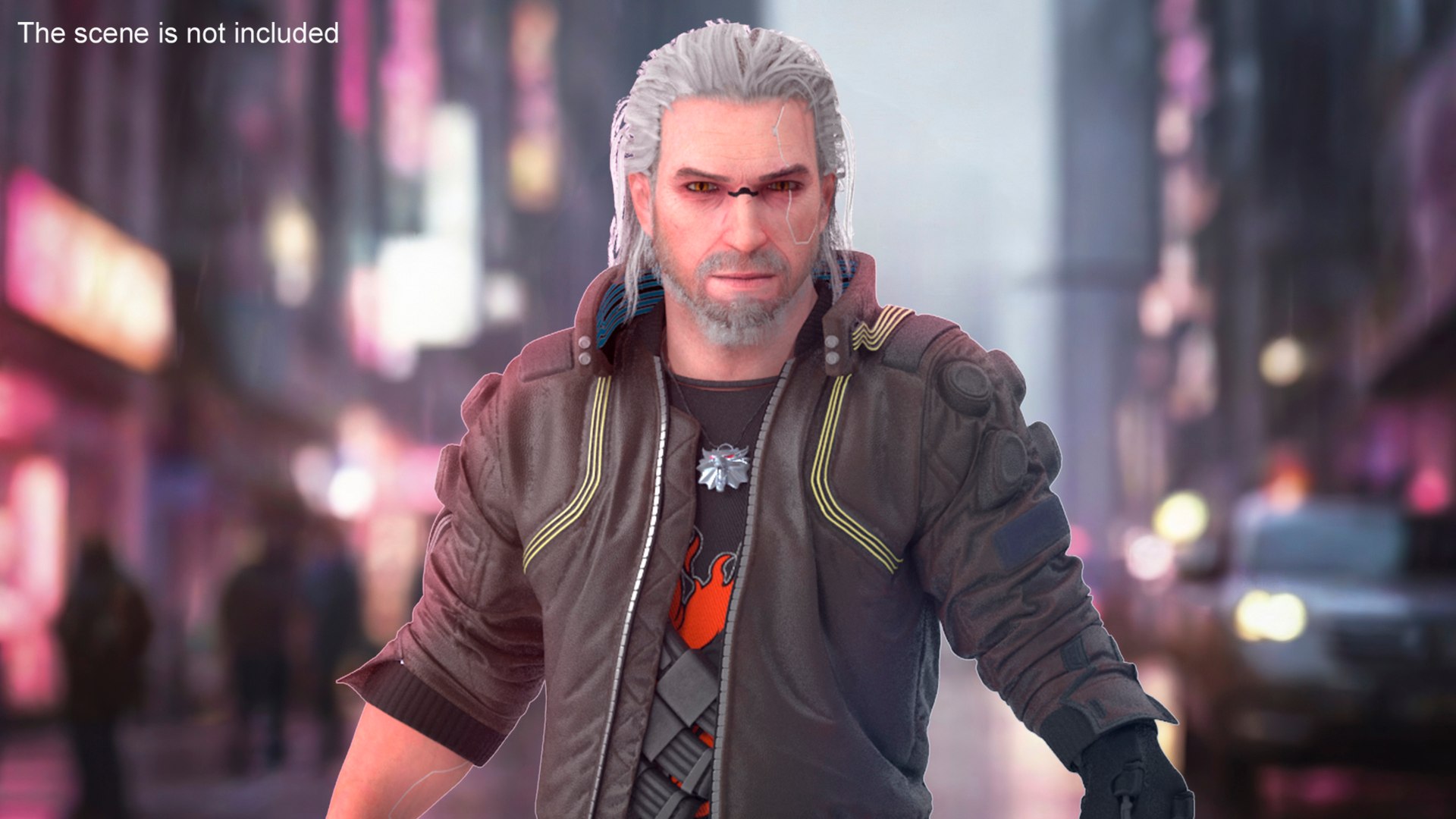 Cyberpunk 2077 Geralt Character Rigged Model - TurboSquid 2208868