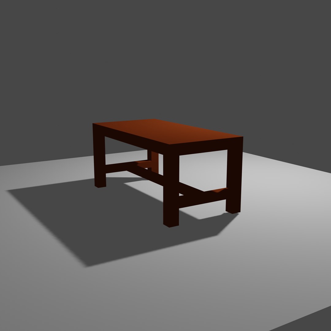 Table Simple 3D Model - TurboSquid 2110691