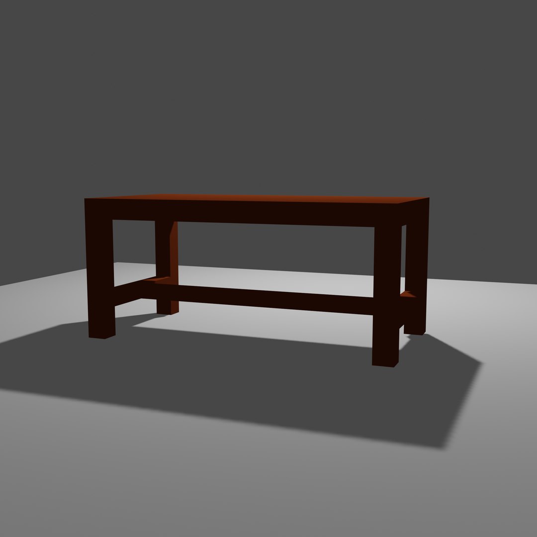 Table Simple 3D Model - TurboSquid 2110691