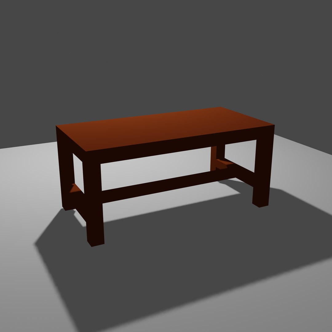 Table Simple 3D Model - TurboSquid 2110691