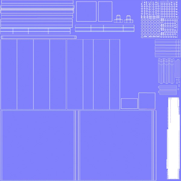 전선 울타리 섹션이있는 콘크리트 벽 3D 모델 - TurboSquid 1546105