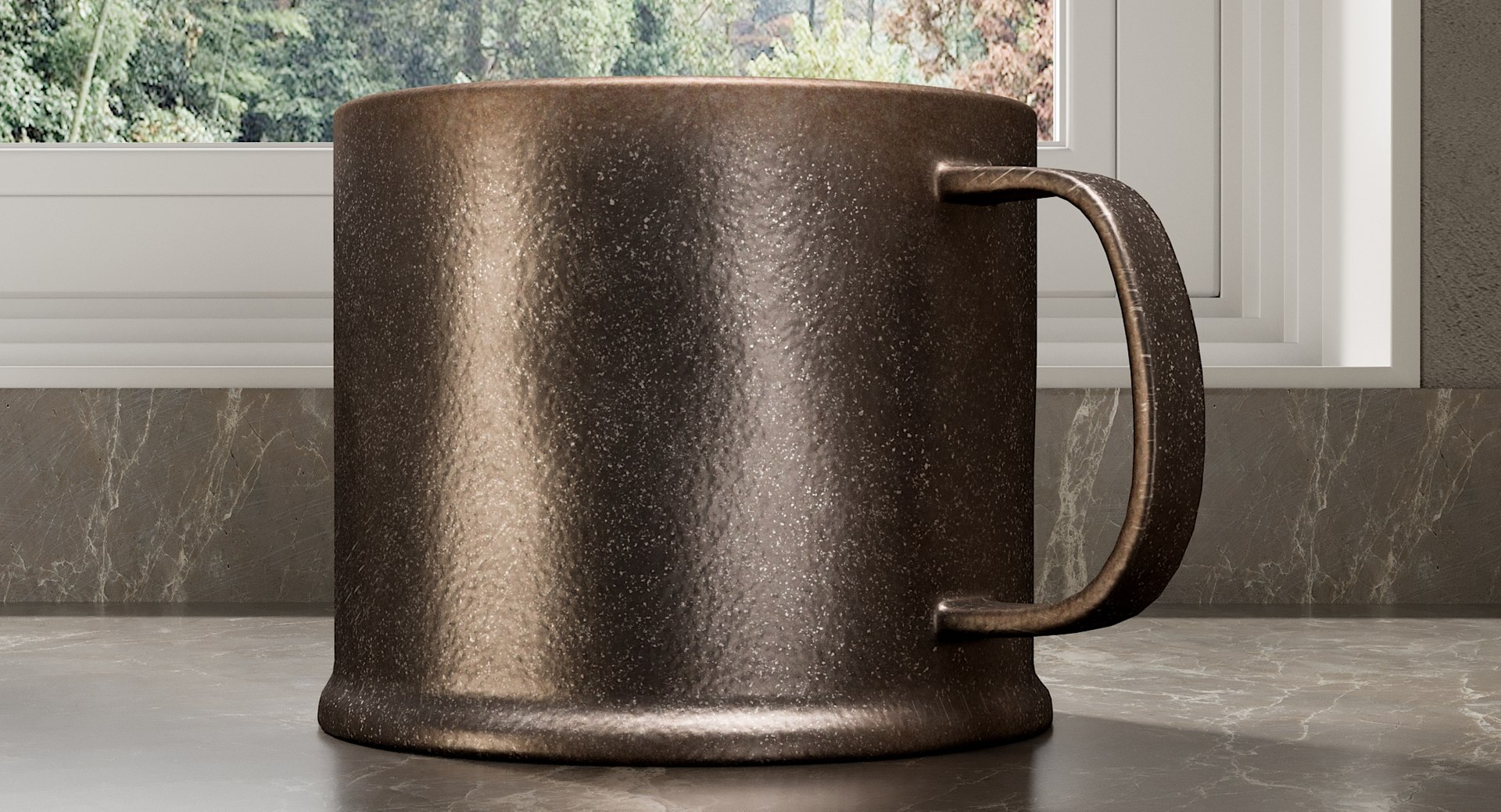 3D realistic mug brava bronze model - TurboSquid 1439872