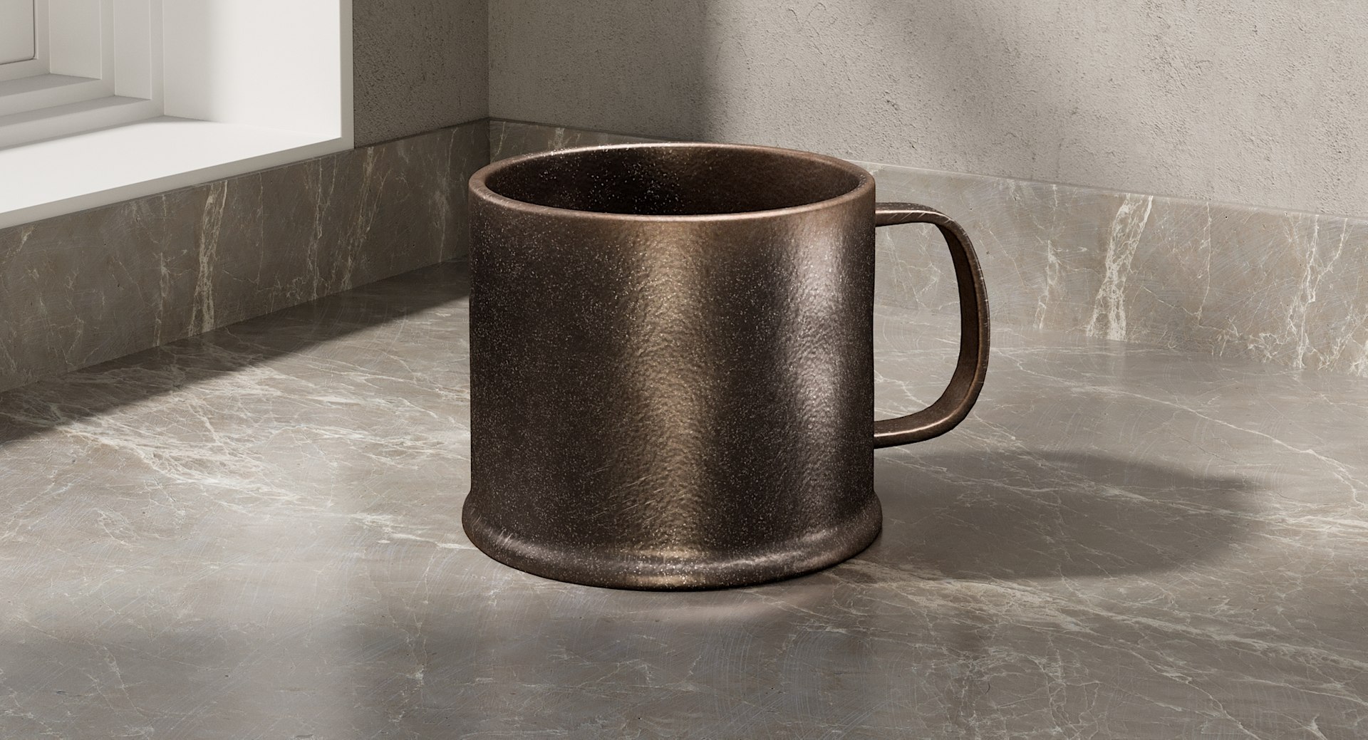 3D realistic mug brava bronze model - TurboSquid 1439872