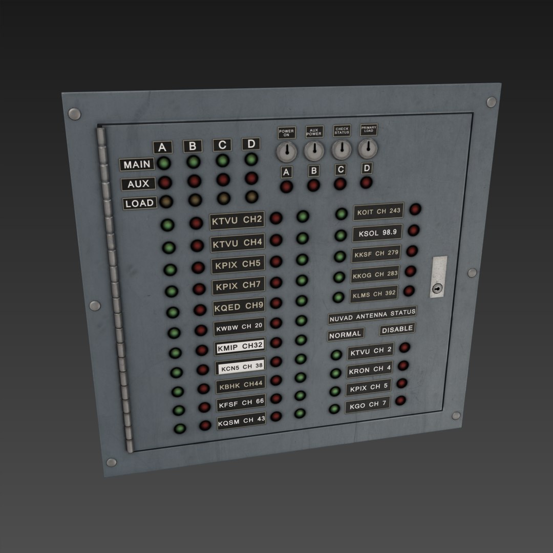 3d Model Electrical Panel