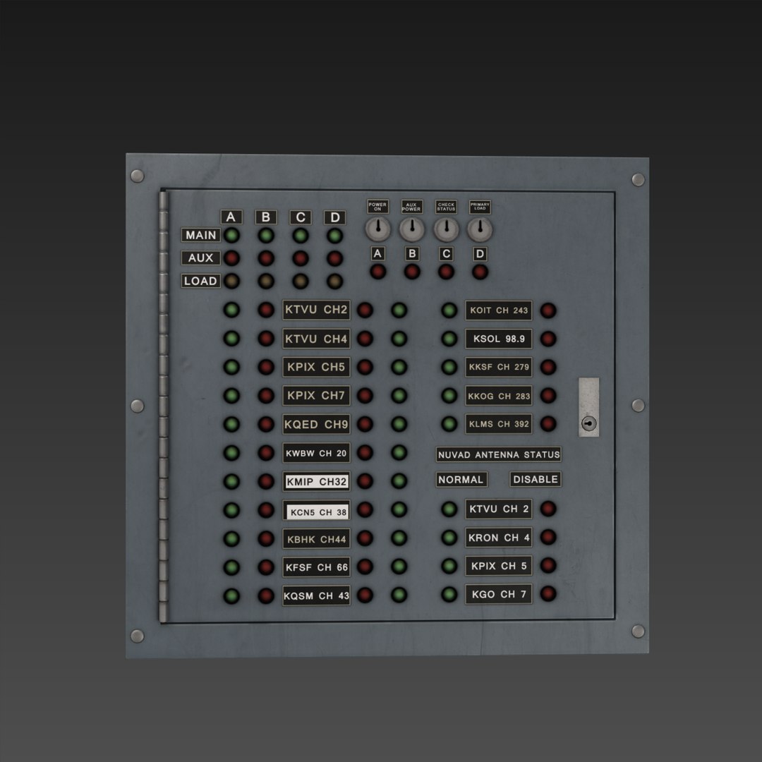 3d Model Electrical Panel