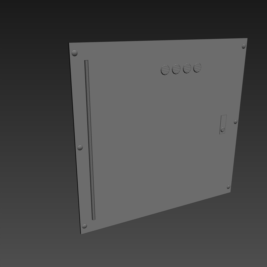 3d Model Electrical Panel