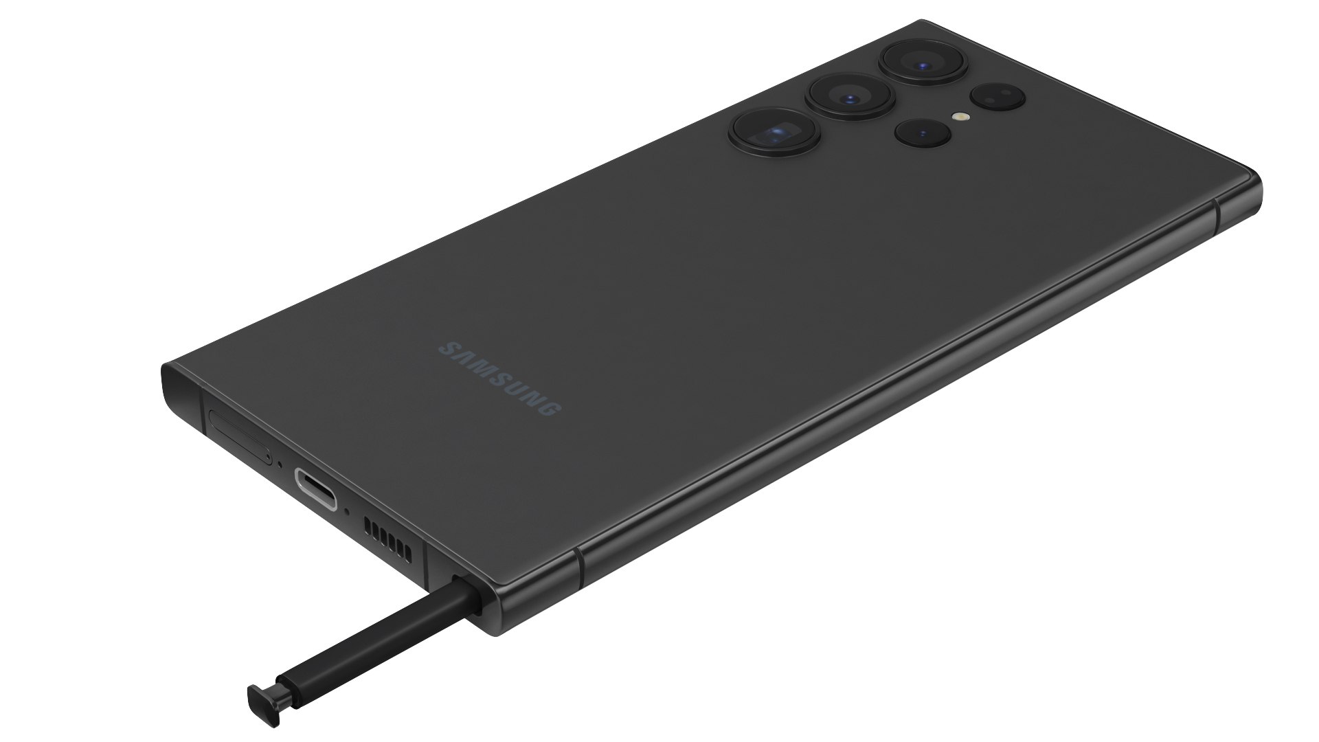 Samsung Galaxy S23 Ultra Phantom Black 3D - TurboSquid 2115640