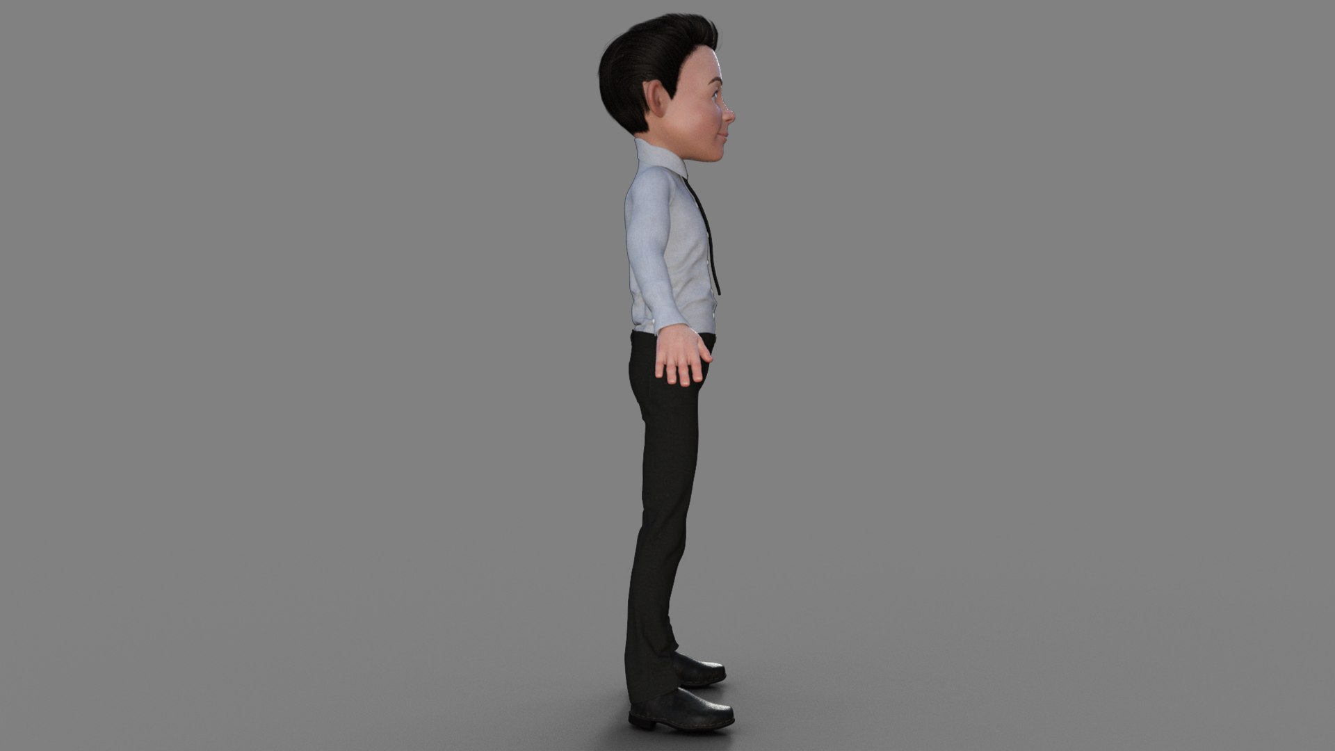 Cartoon Businessman 3D Model 3D - TurboSquid 1914632