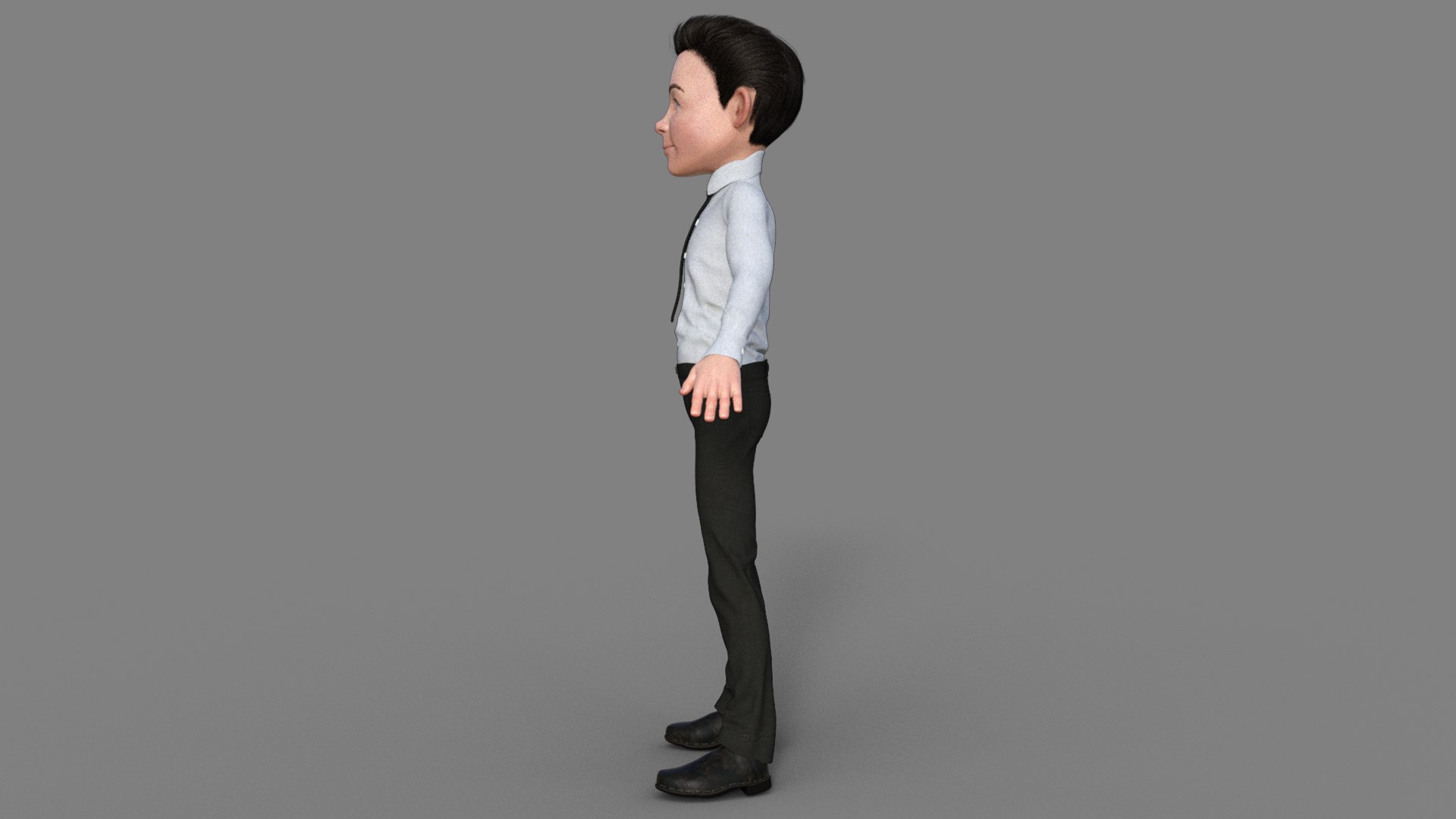 Cartoon Businessman 3D Model 3D - TurboSquid 1914632