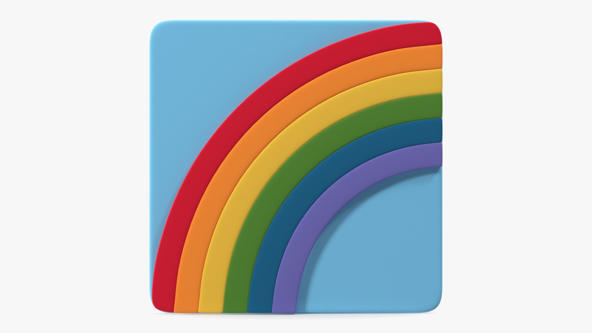 3D Model Rainbow Emoji - TurboSquid 1867947